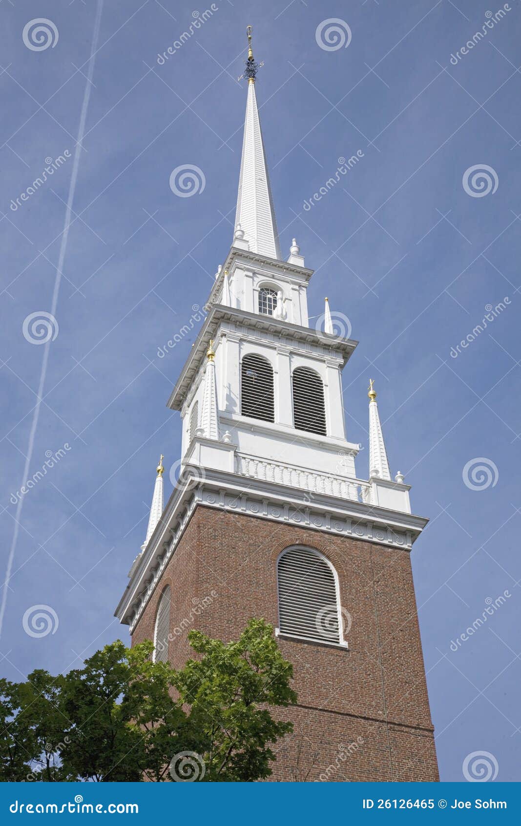 The Old North Church stock image. Image of revolutionary - 26126465