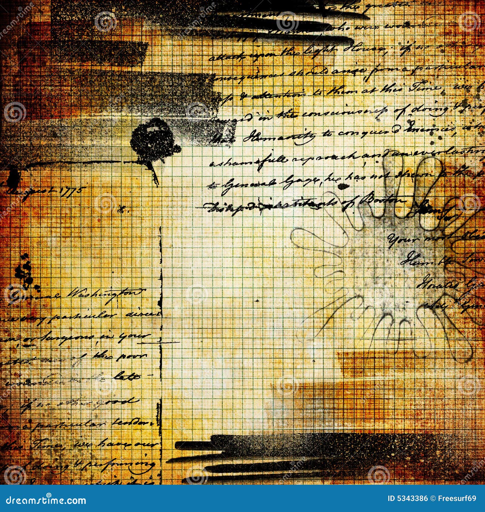 Old note page stock illustration. Illustration of handwriting - 5343386