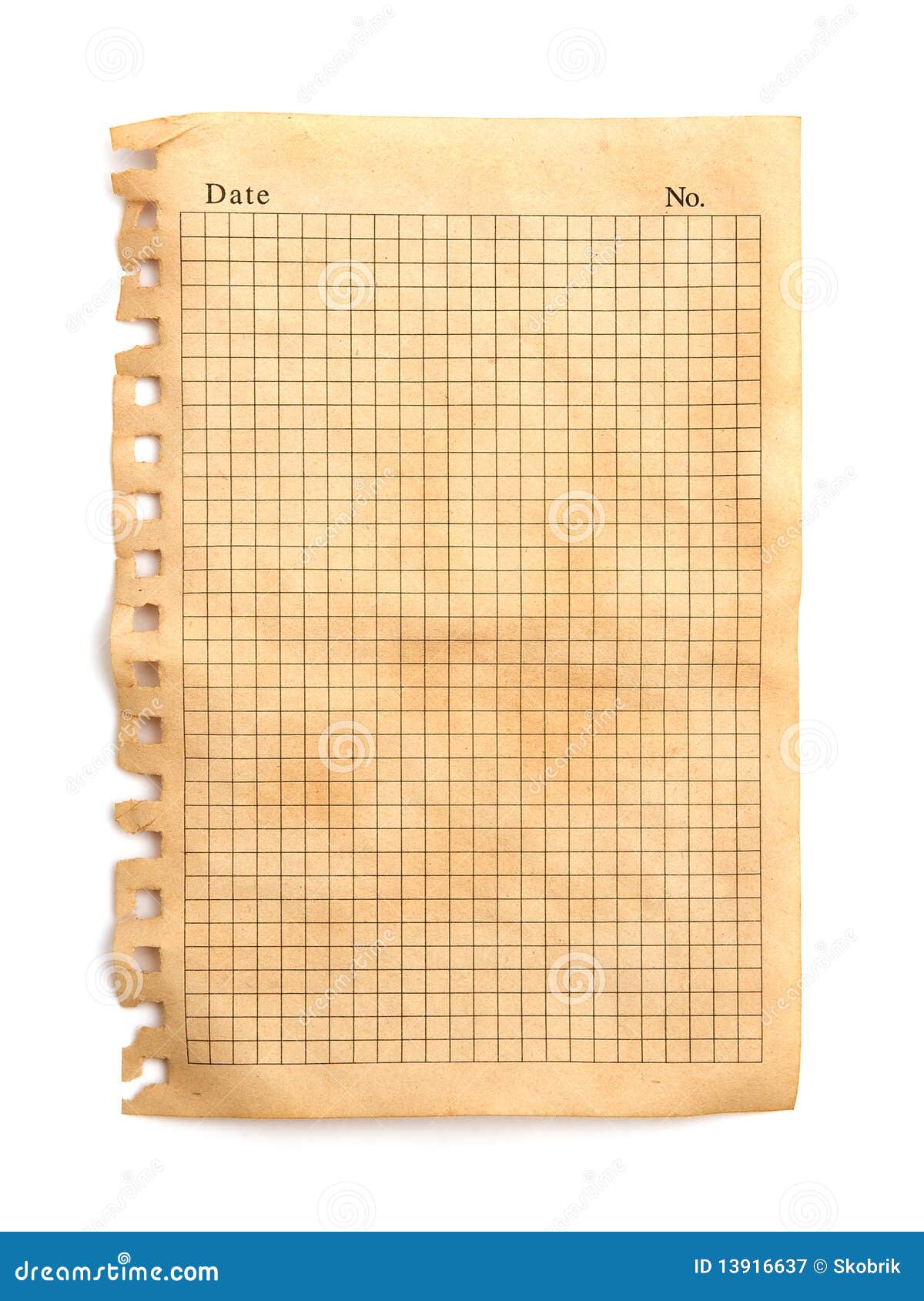 Old note paper stock image. Image of notepaper, notice - 13916637