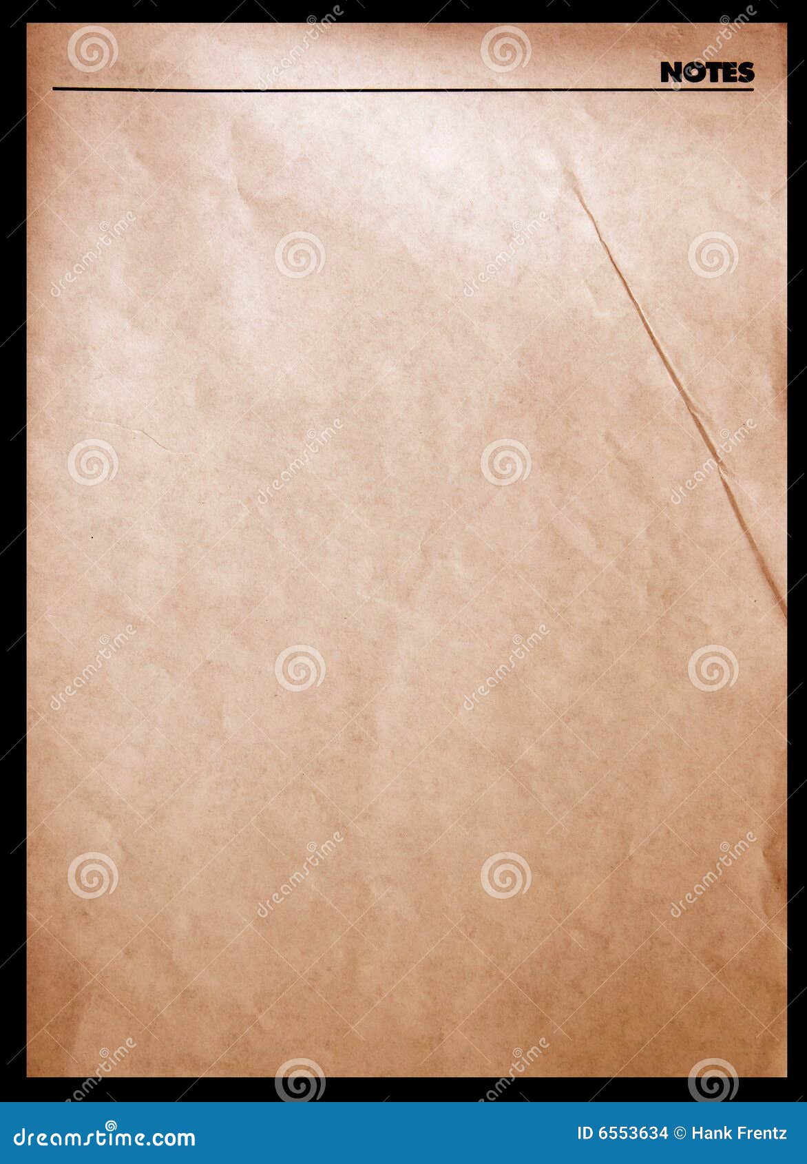 Old note paper stock photo. Image of nostalgia, parchment - 6553634