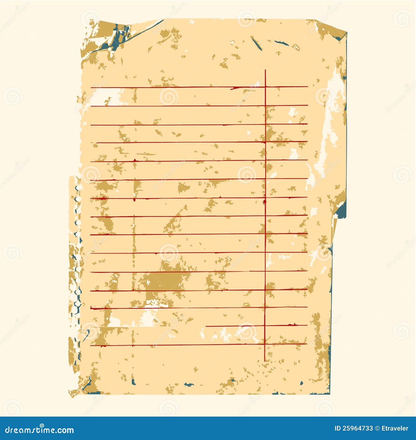 Old note paper background stock vector. Illustration of paper - 25964733