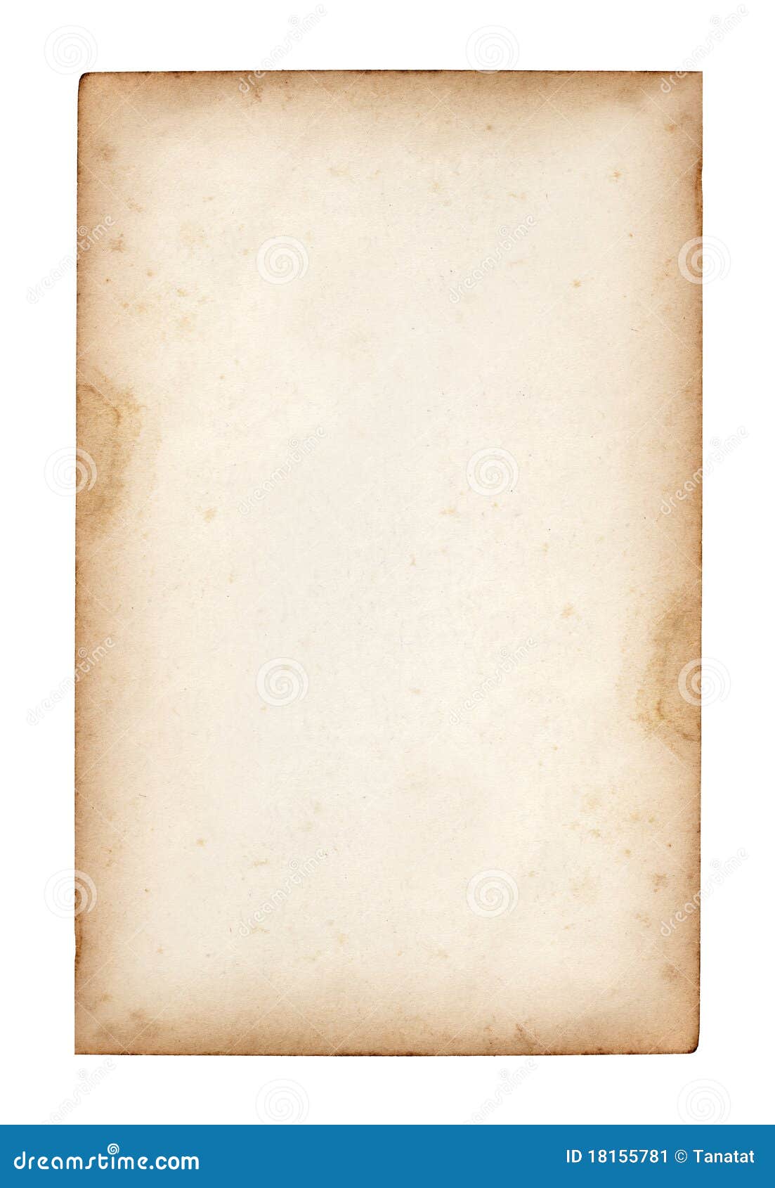 Old note paper on white stock image. Image of isolated - 18155781