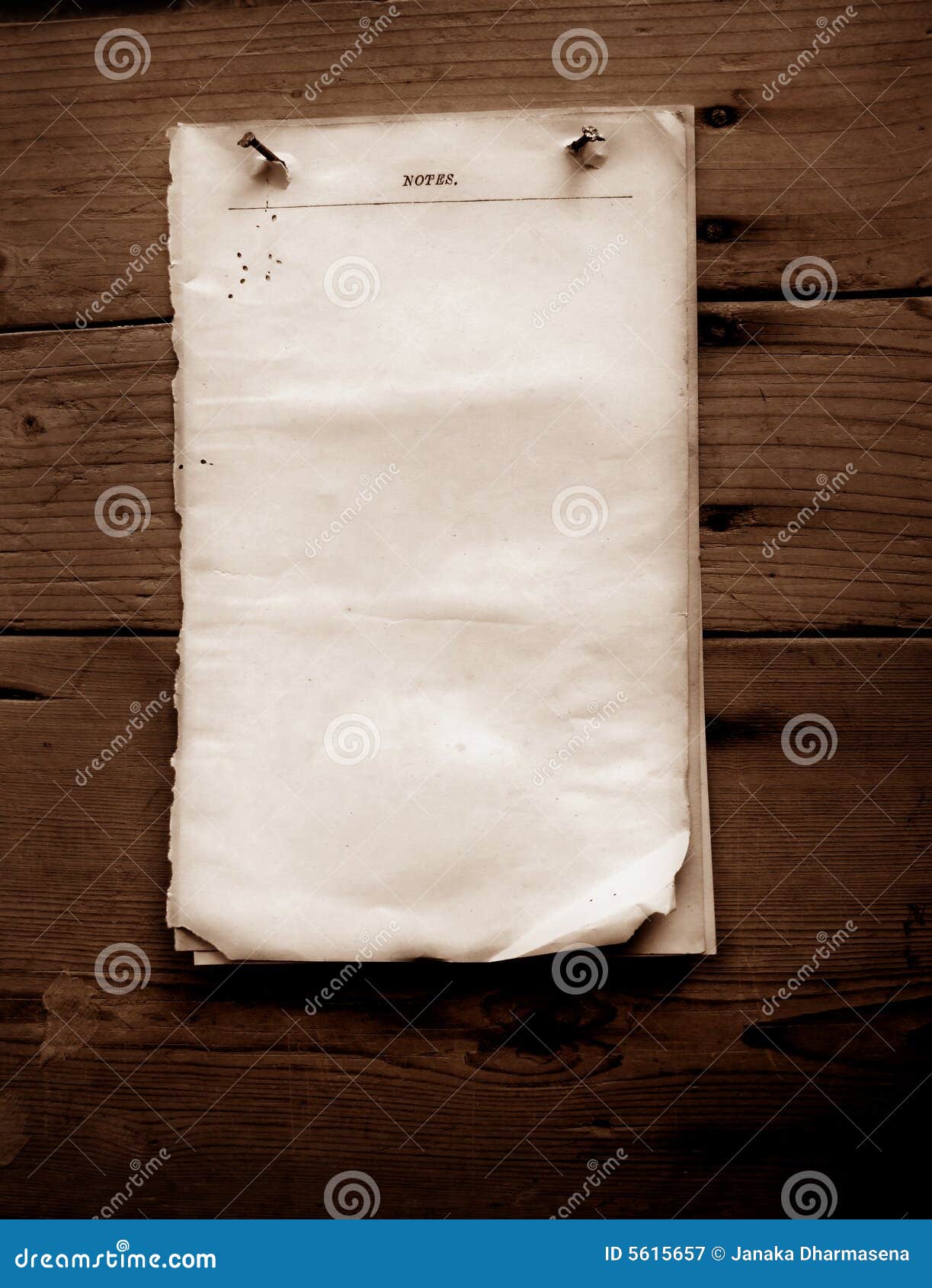 Old note papers stock image. Image of empty, blank, grunge - 5615657