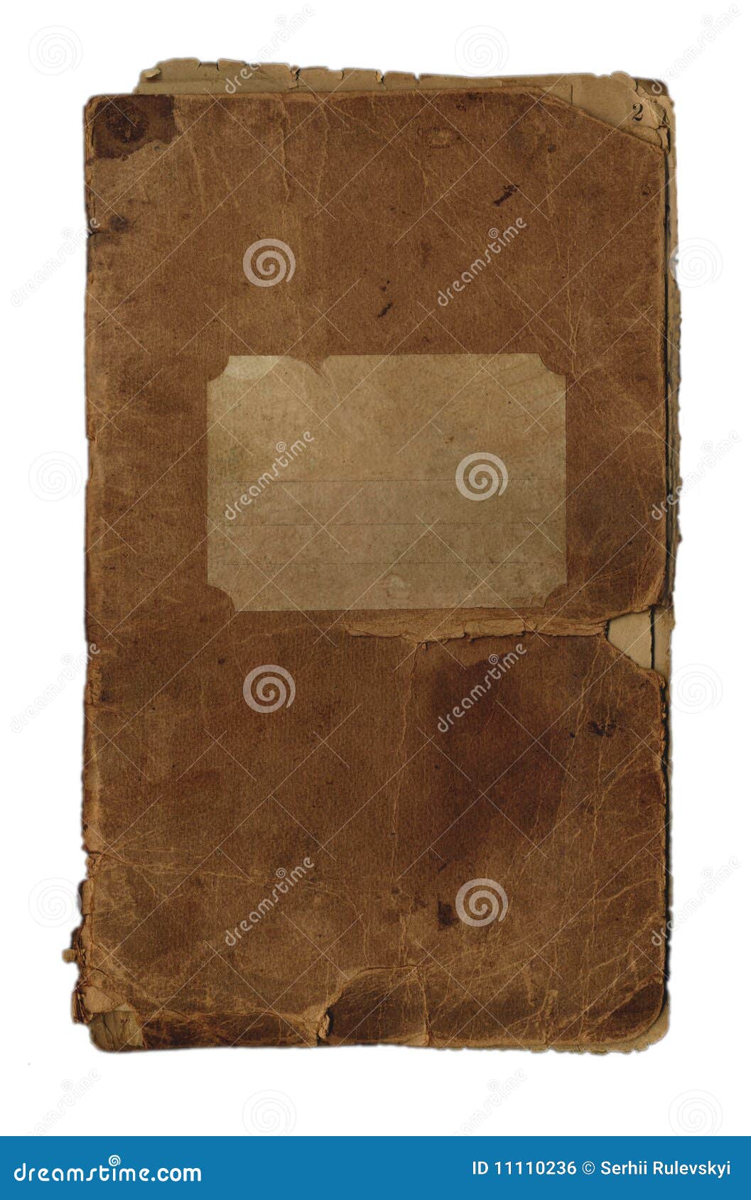 Old notebook. stock photo. Image of note, brown, surface - 11110236