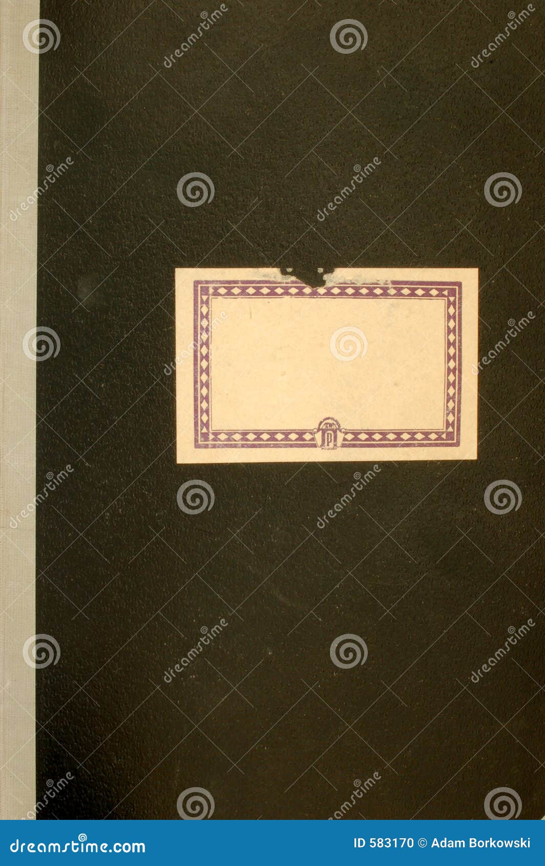 Old notebook cover stock photo. Image of fiber, address - 583170