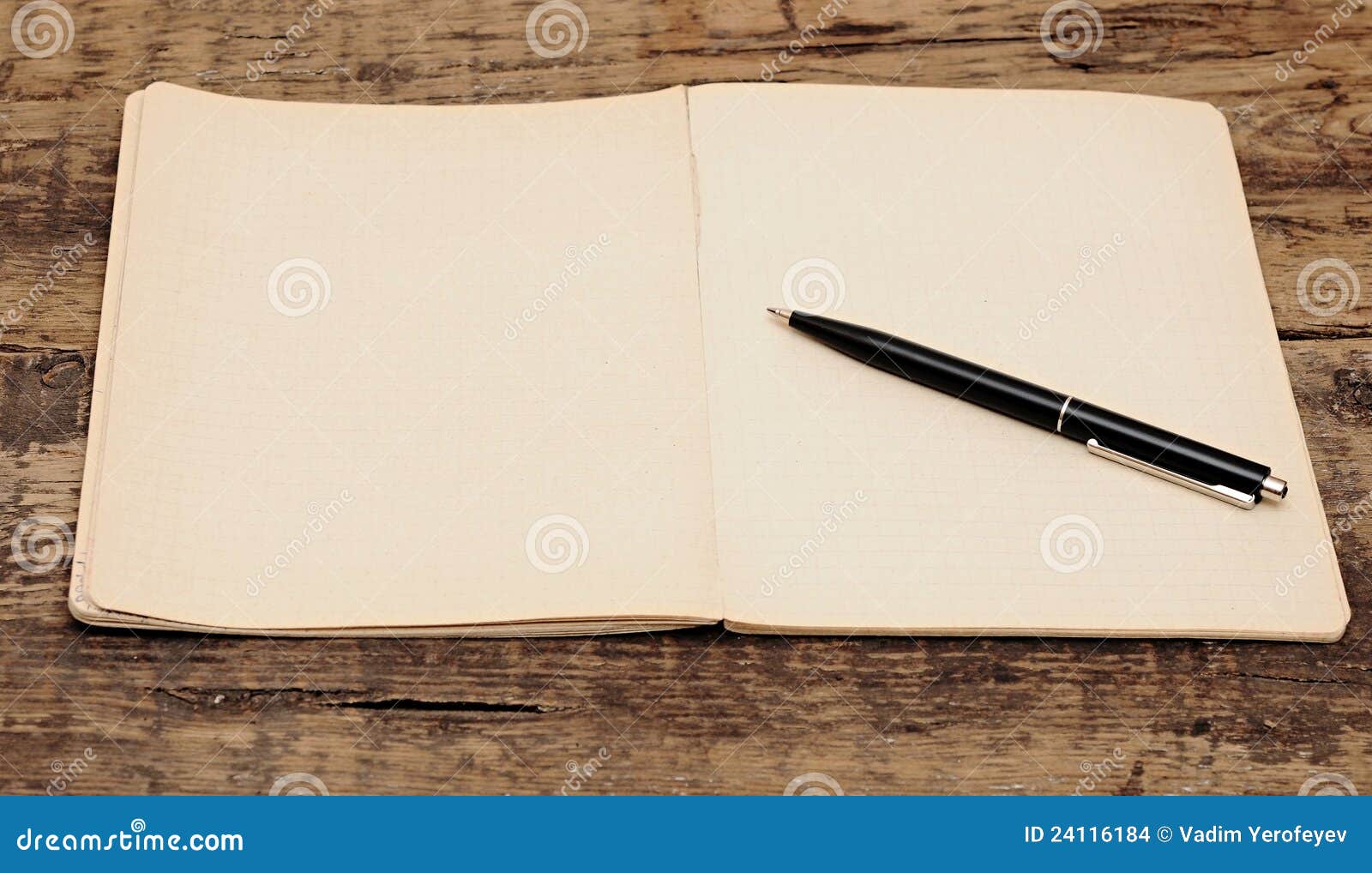 Old notebook with pen stock photo. Image of pens, planks - 24116184