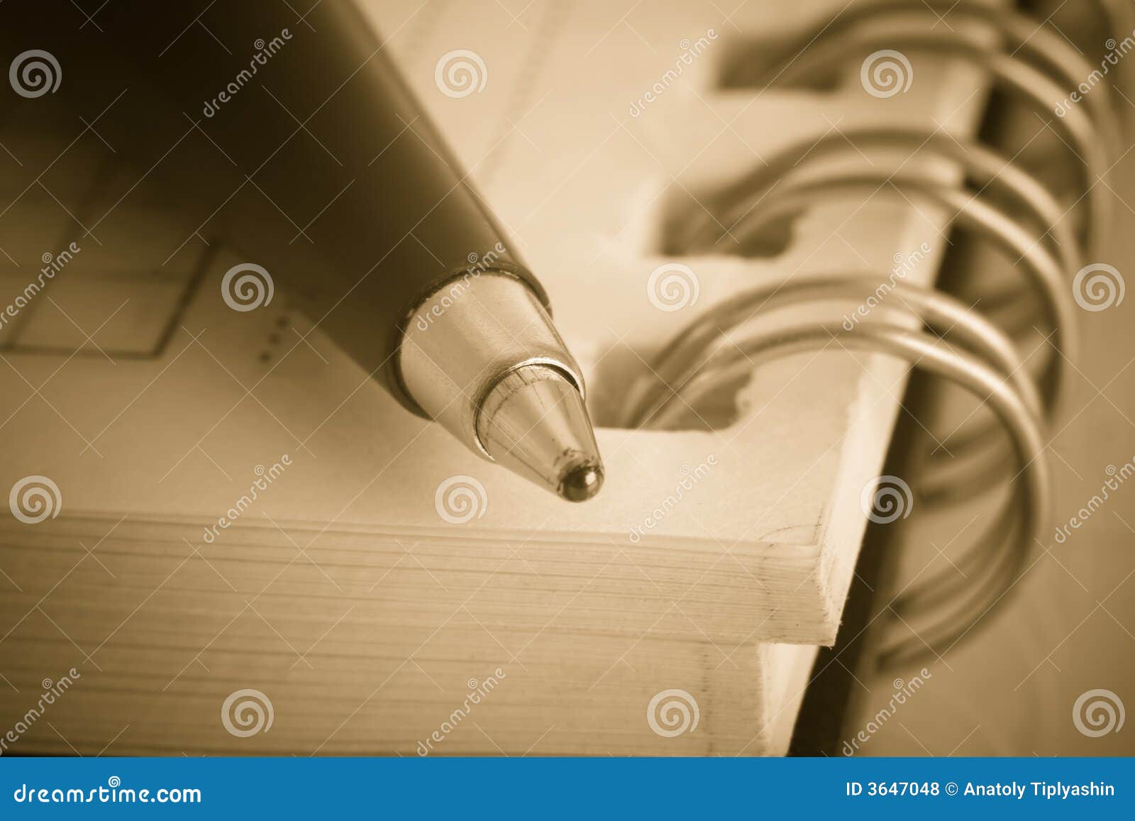 Old notebook and pen stock photo. Image of background - 3647048