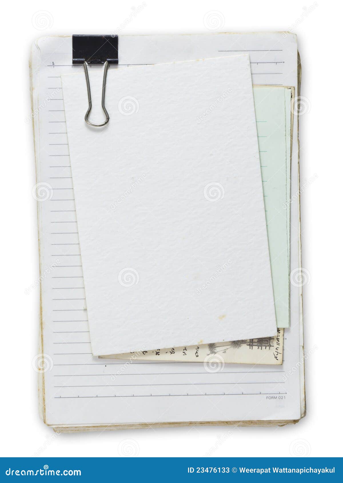 Old notepad stock image. Image of space, clipping, information - 23476133
