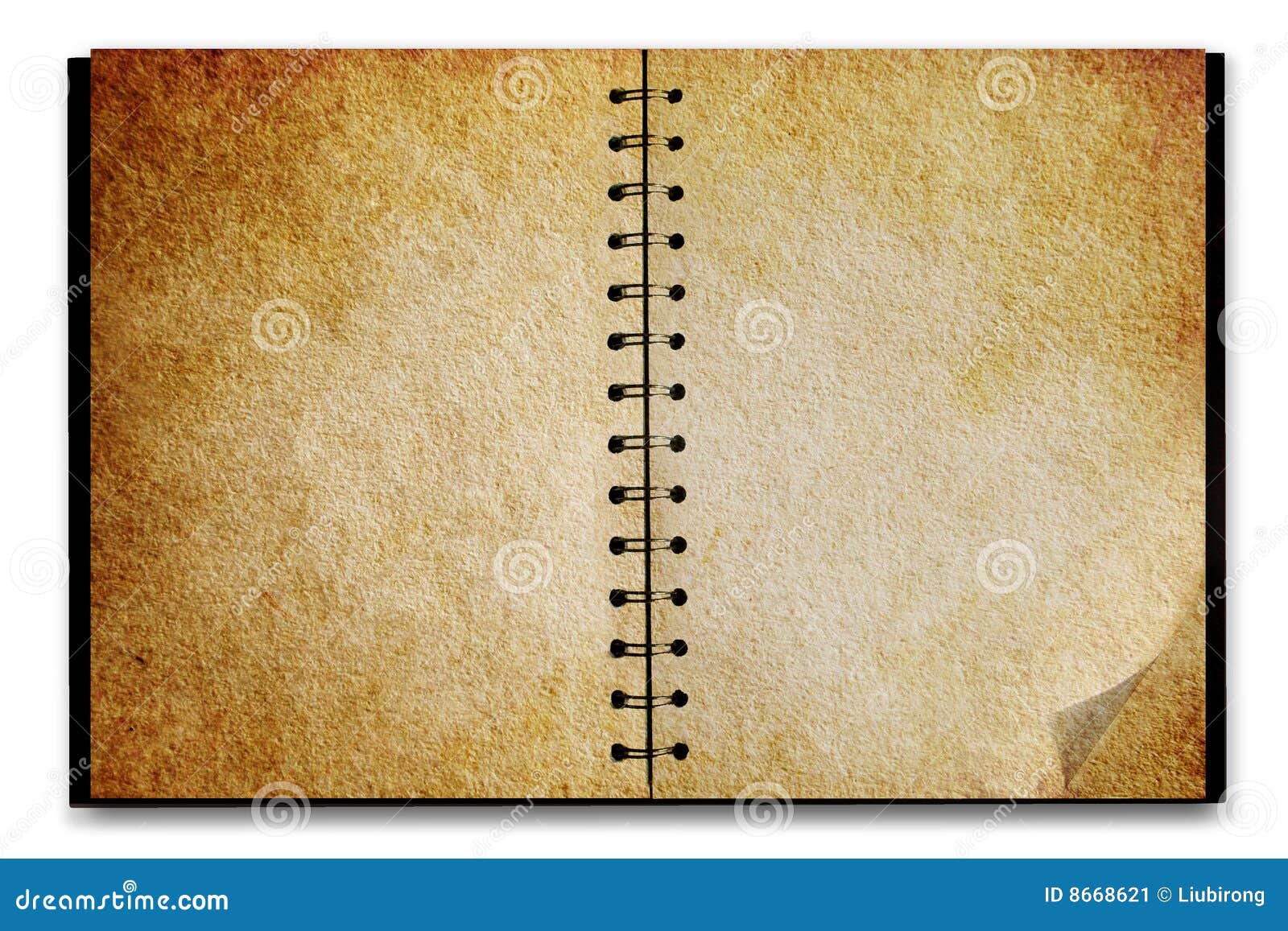 Old Notepad stock image. Image of burnt, aging, message - 8668621