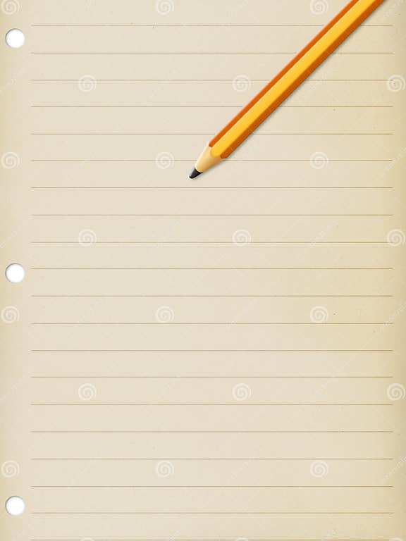 Old notepad page stock illustration. Illustration of empty - 18734005