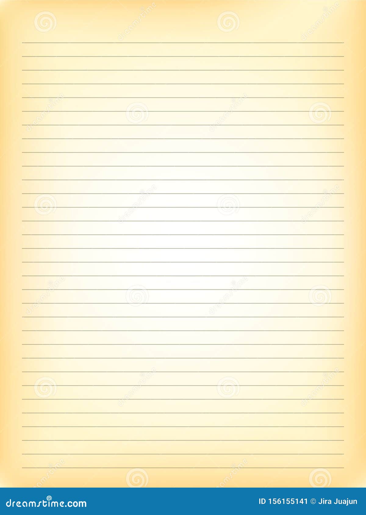 Old Notepad Paper with Line Patterned Stock Illustration - Illustration ...