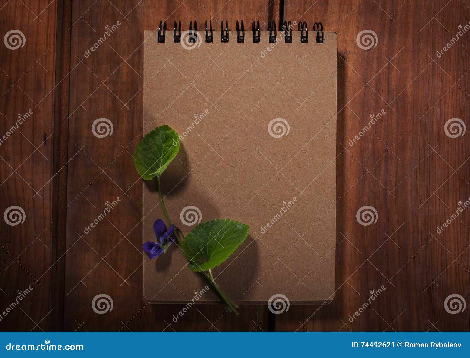 Old Notepad on the Wood Background Stock Image - Image of placard ...