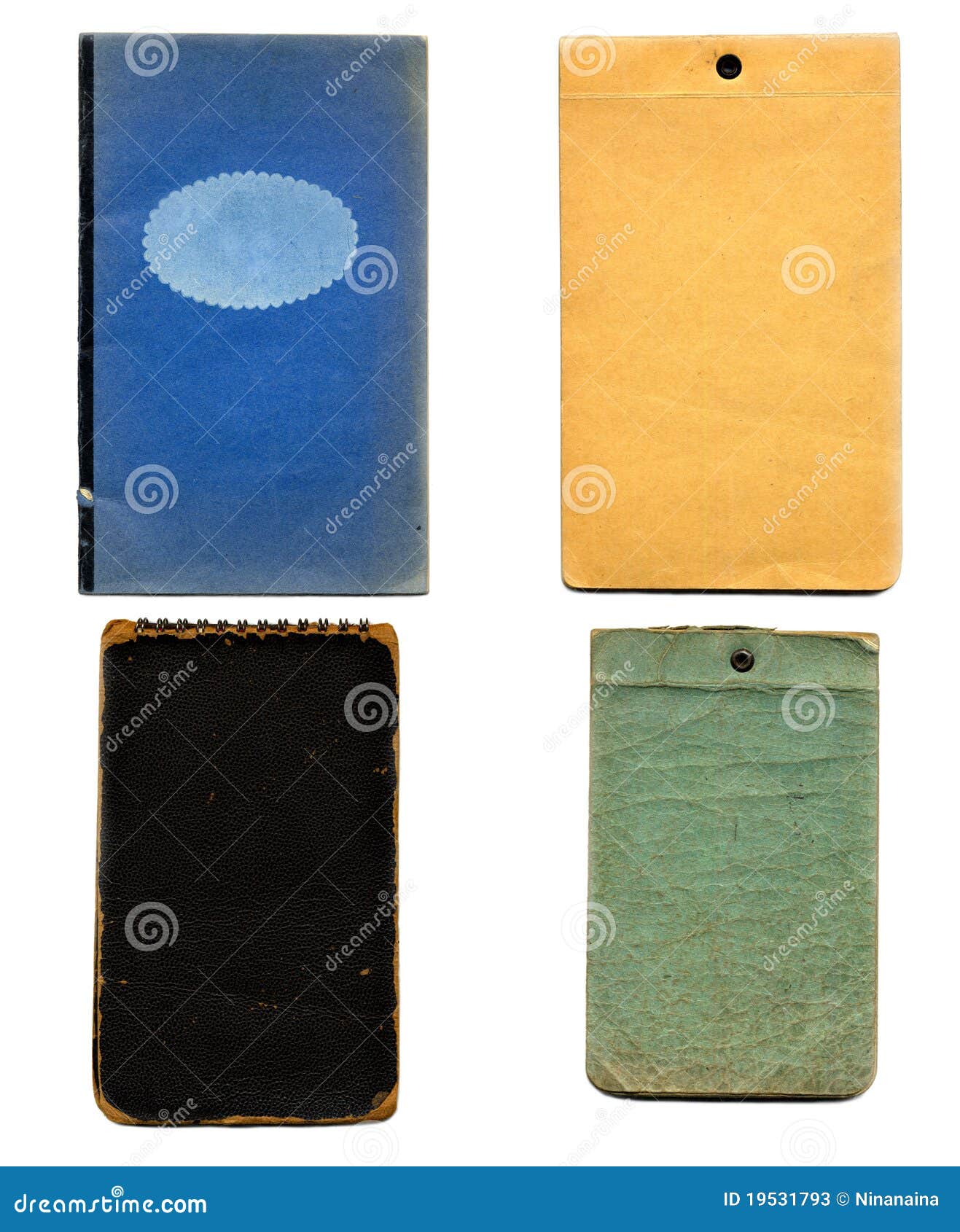 Old notepads stock image. Image of grunge, brown, stained - 19531793