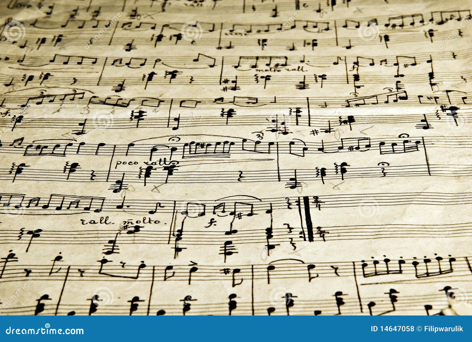 Old notes stock photo. Image of melody, acoustics, chord - 14647058