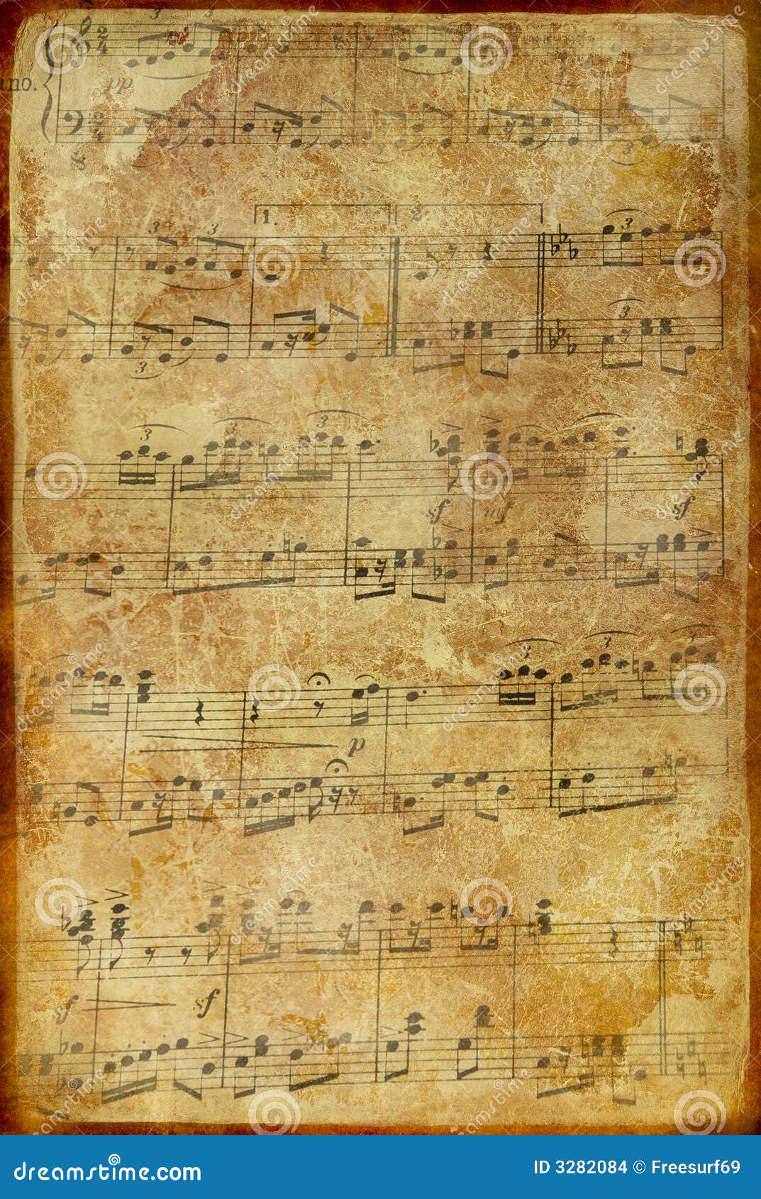 Old notes stock photo. Image of melody, broad, antiquarian - 3282084