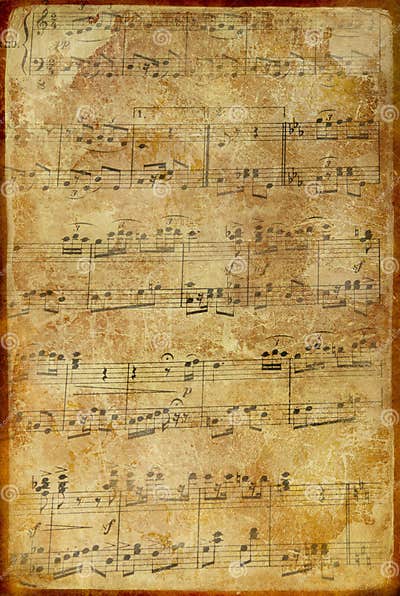 Old notes stock photo. Image of melody, broad, antiquarian - 3282084