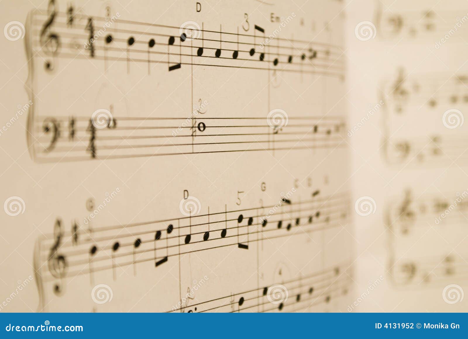 Old notes stock photo. Image of chorale, hymn, composition - 4131952