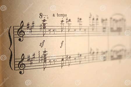 Old notes stock photo. Image of hymn, graphic, metal, musical - 595174