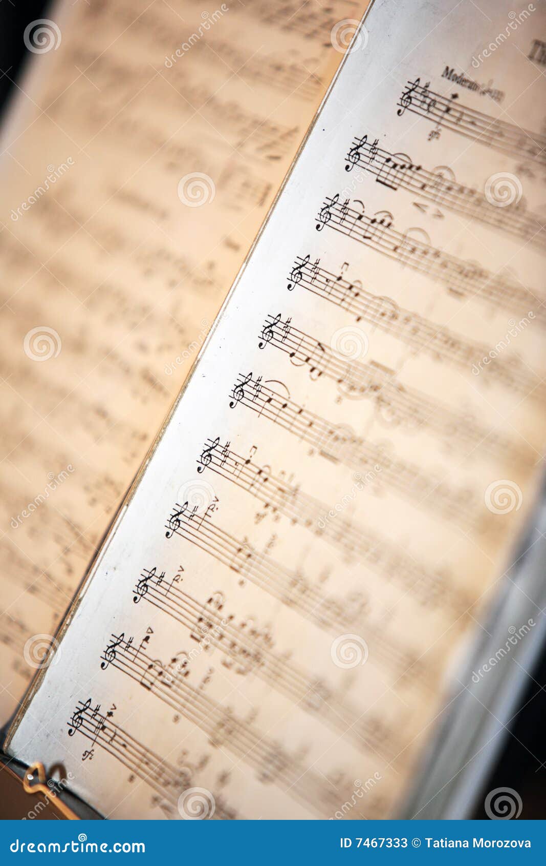 Old notes stock image. Image of classical, lines, parchment - 7467333