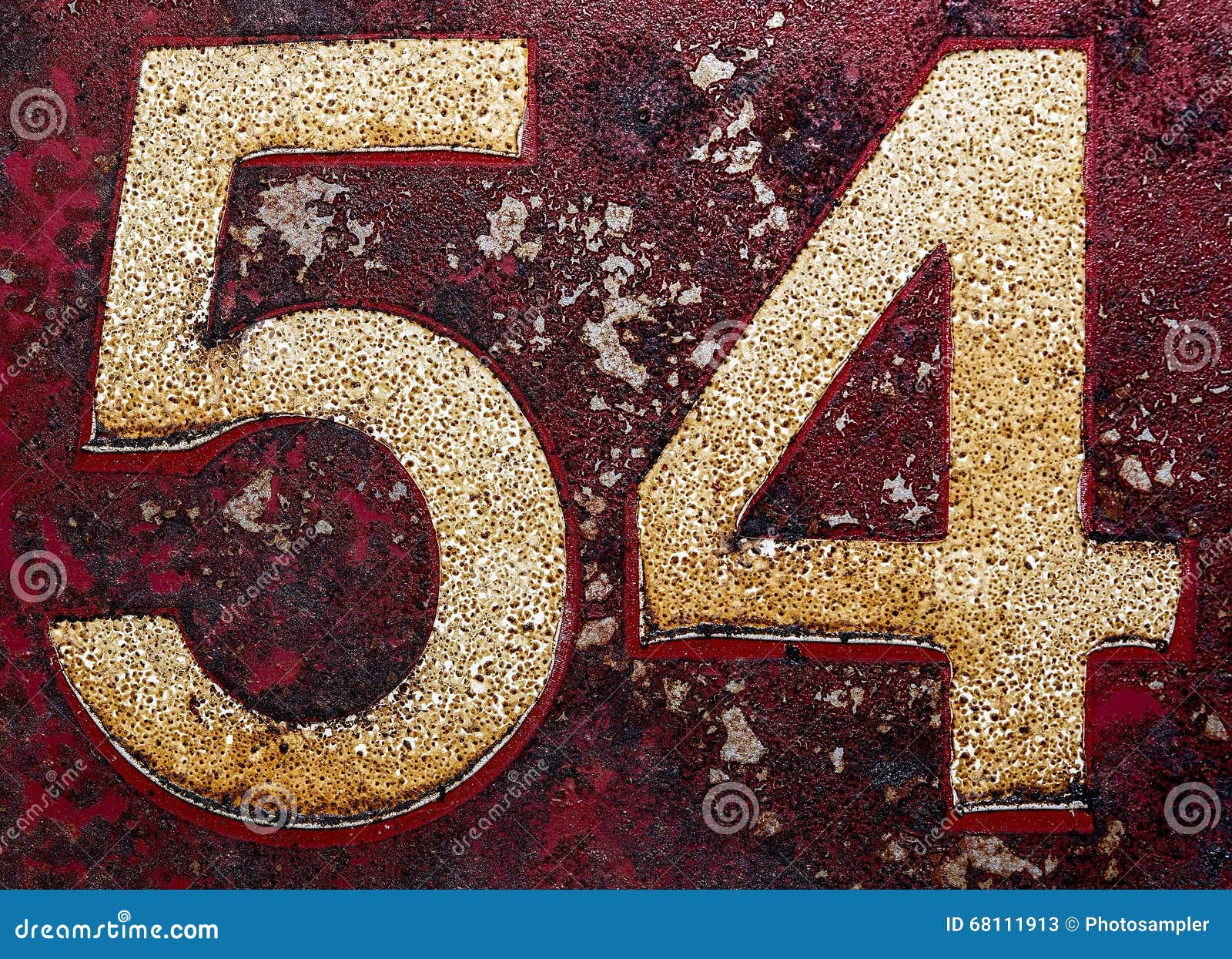 Old numbers stock image. Image of time, paint, symbolic - 68111913