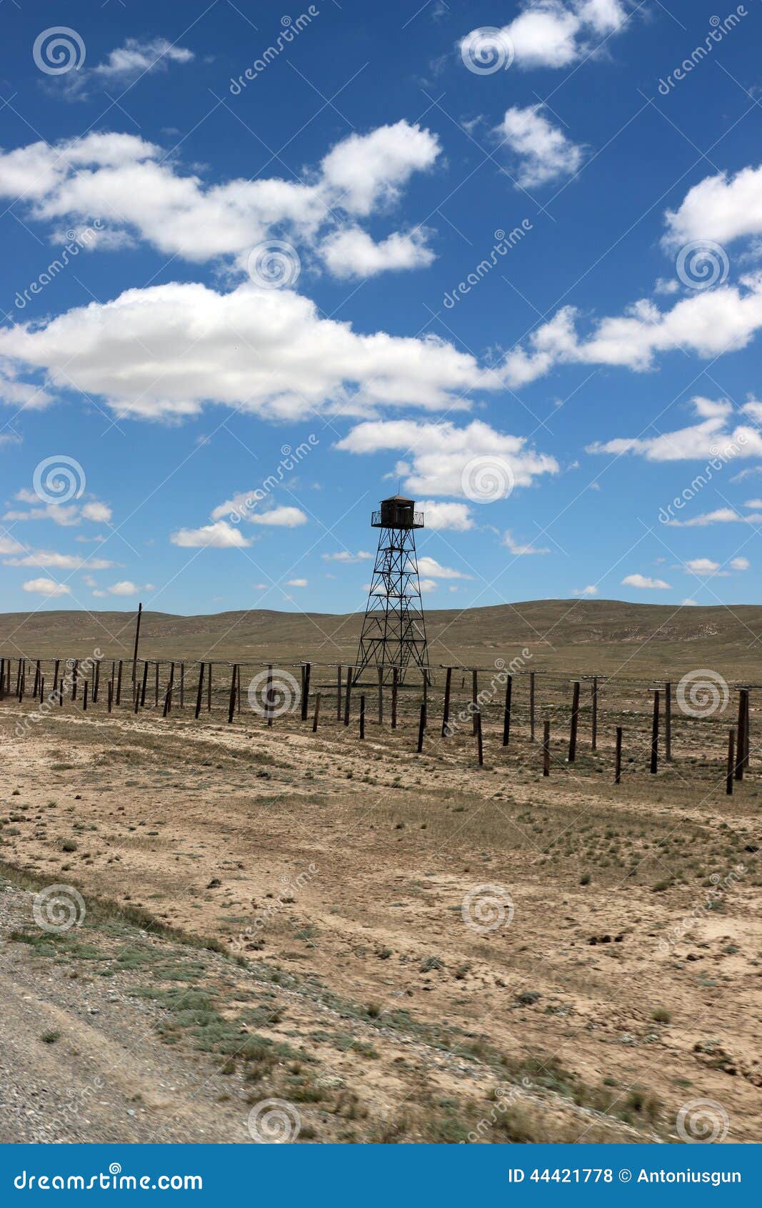 Old observation tower stock photo. Image of military - 44421778