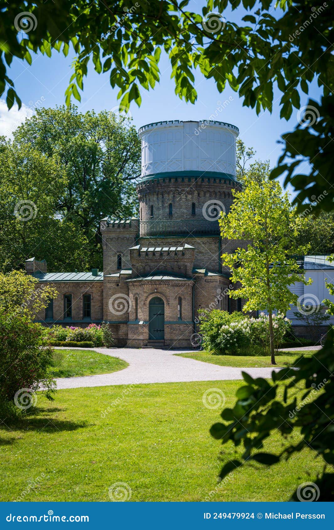 The Old Observatory in the Park Stadsparken in Lund Sweden during ...