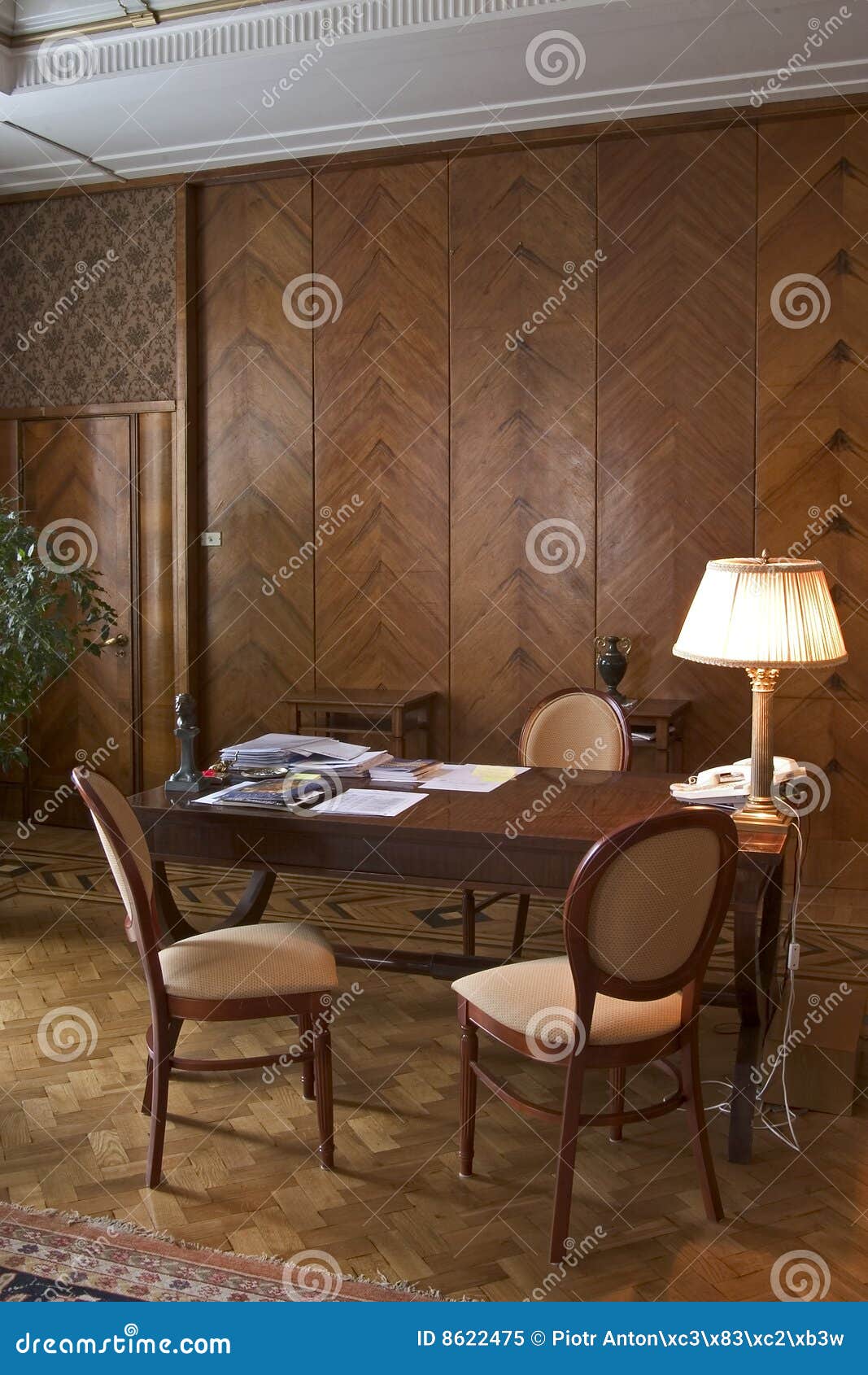 Old office stock image. Image of wood, teamwork, vintage - 8622475