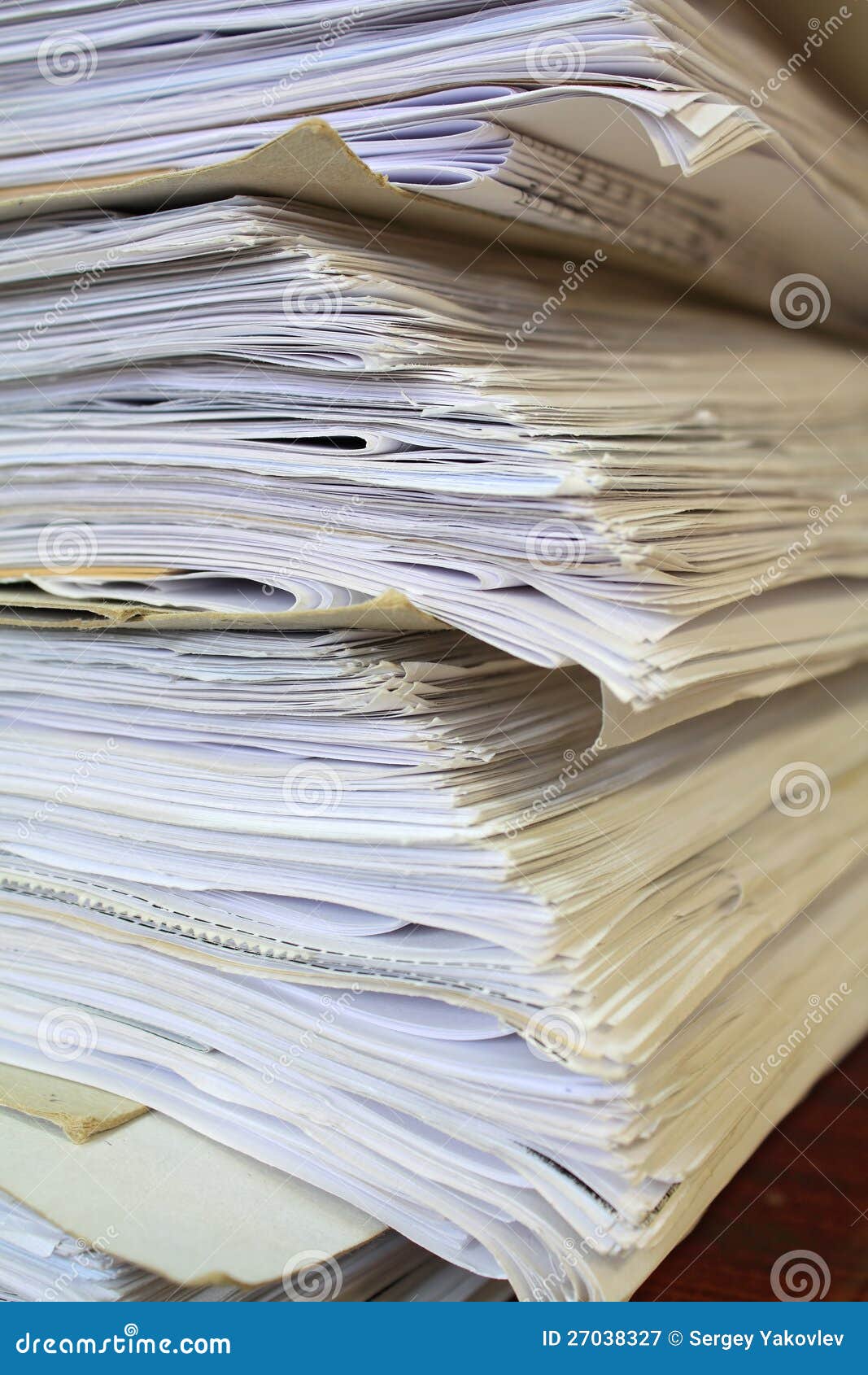 Old office papers stock image. Image of file, medium - 27038327