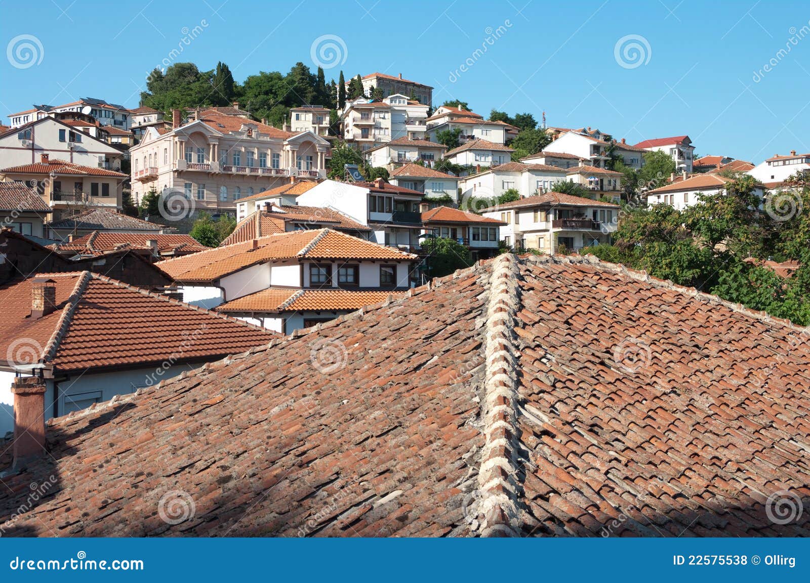 Old Ohrid, Republic of Macedonia Stock Photo - Image of downtown ...