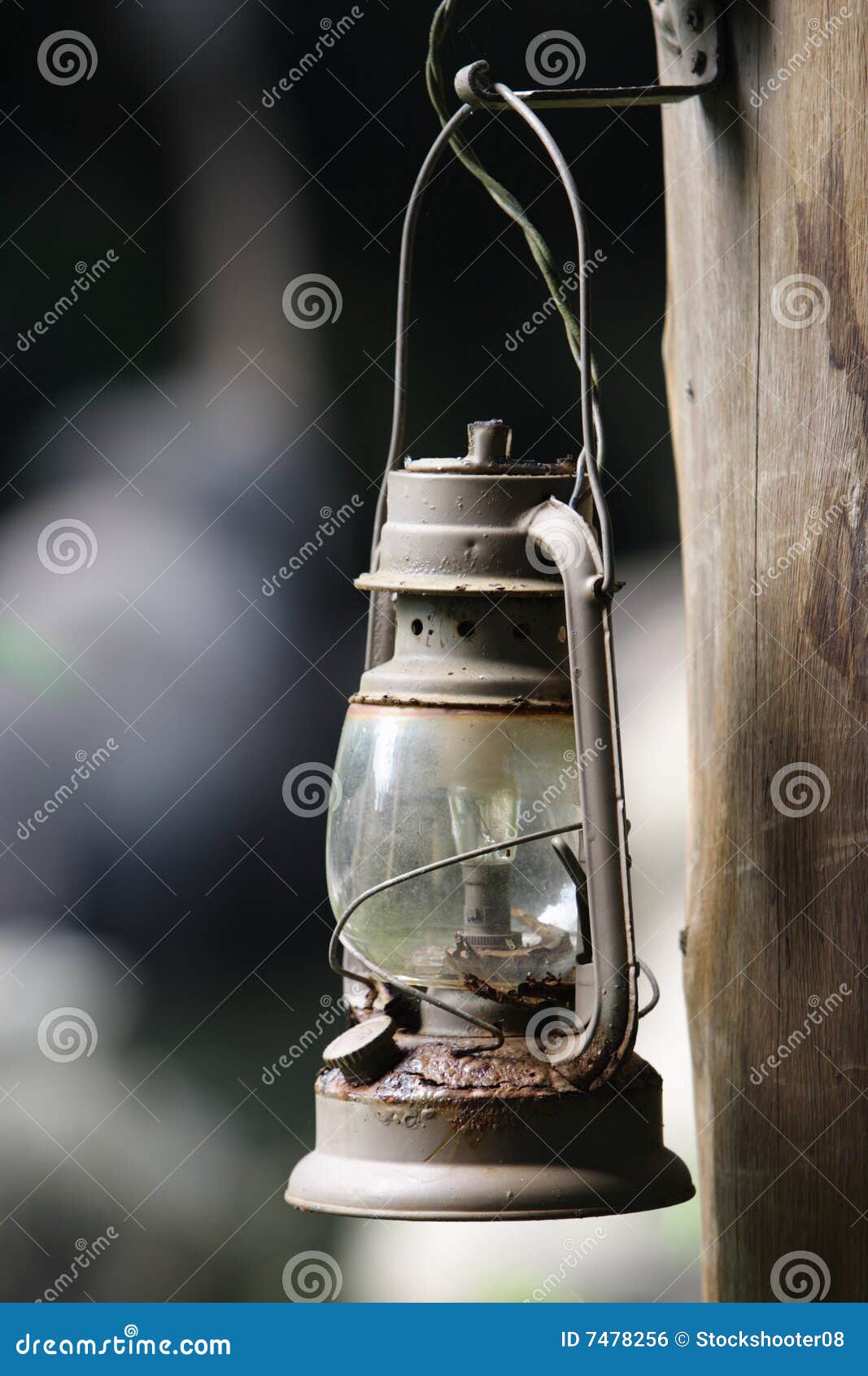 Old Oil Lamp with a Light Bulb Stock Photo - Image of lamp, bright: 7478256