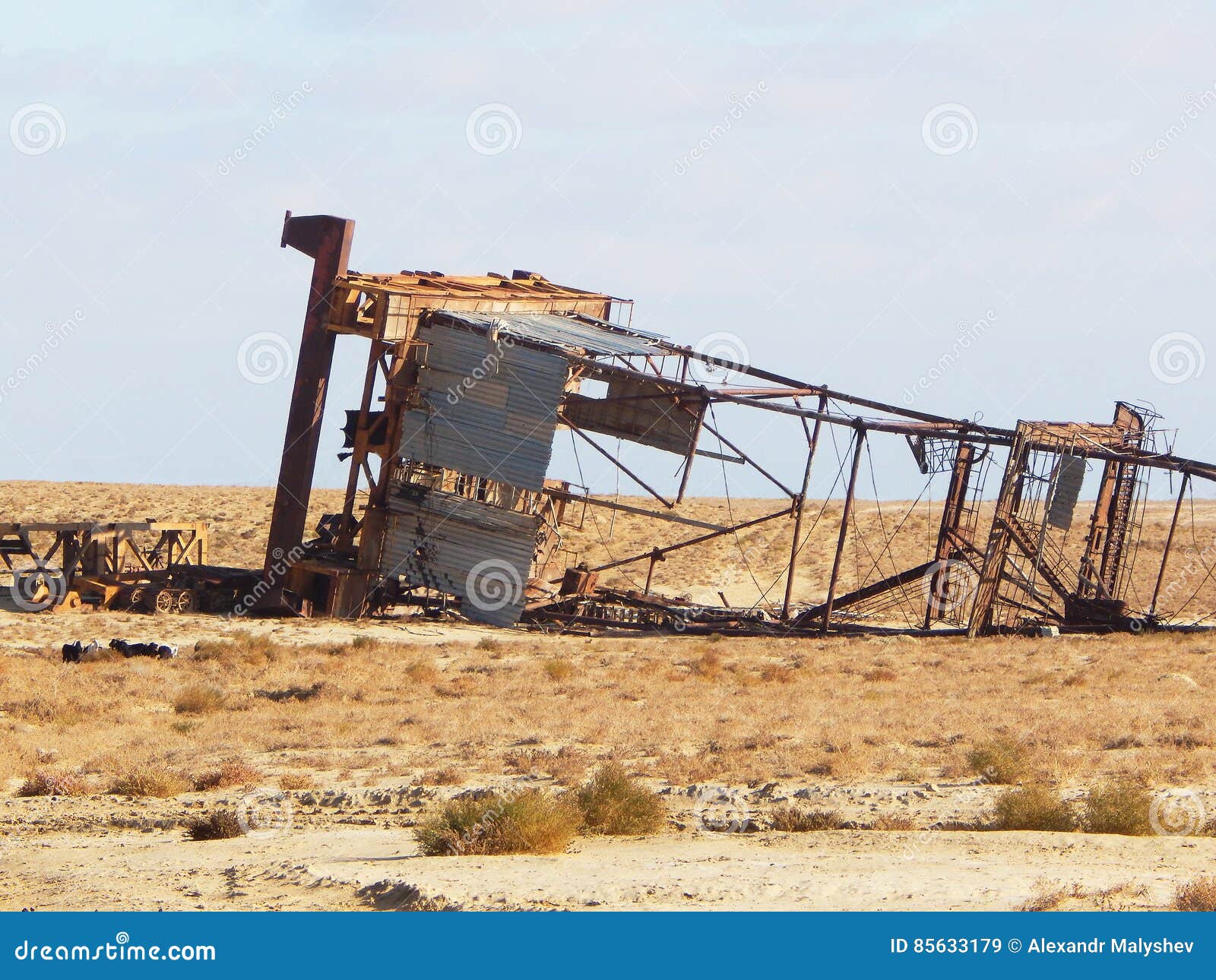 Old oil rig. stock image. Image of prairie, extraction - 85633179