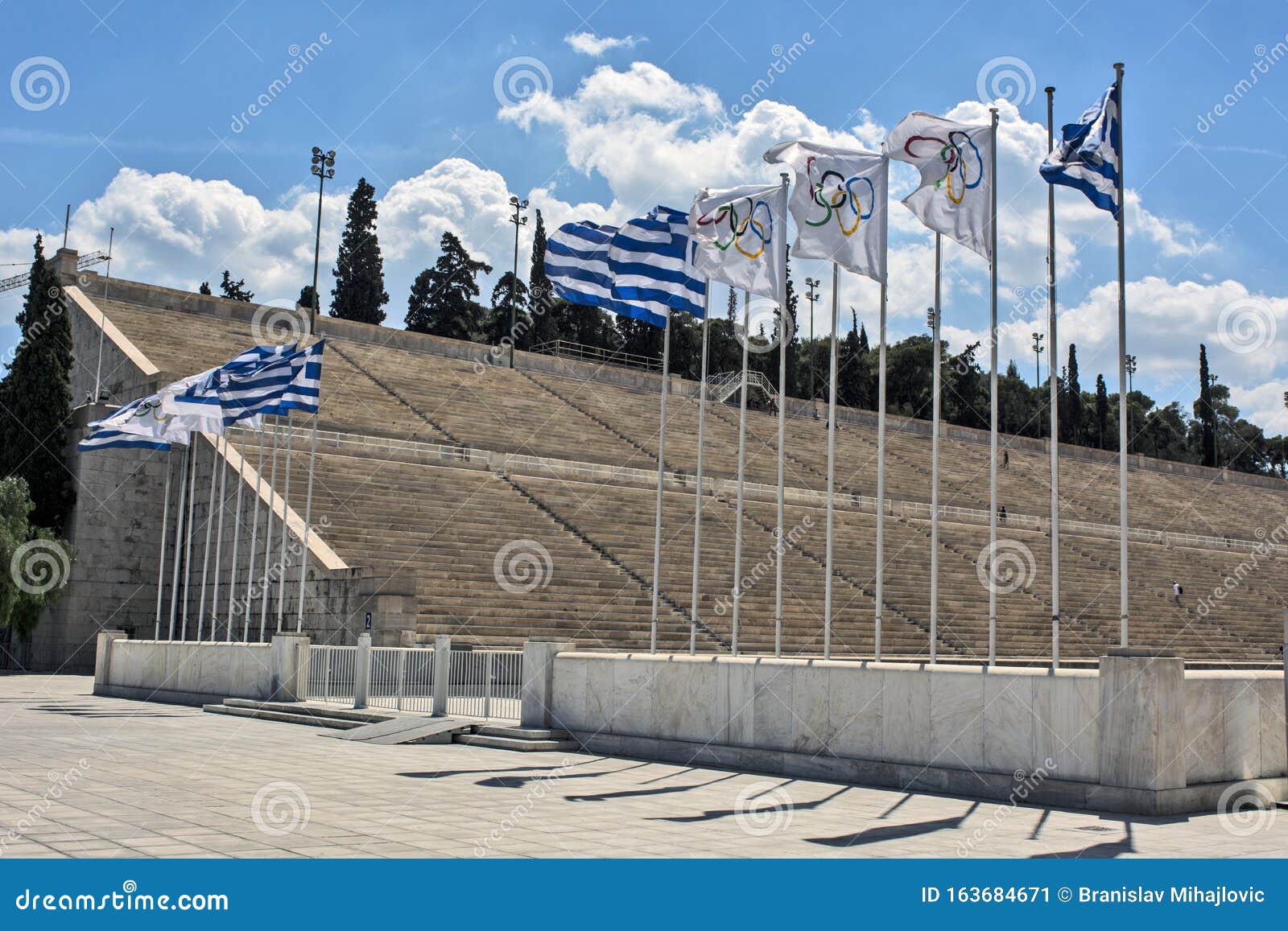 Old Olympic Stadium in Athens Editorial Photo - Image of europe ...
