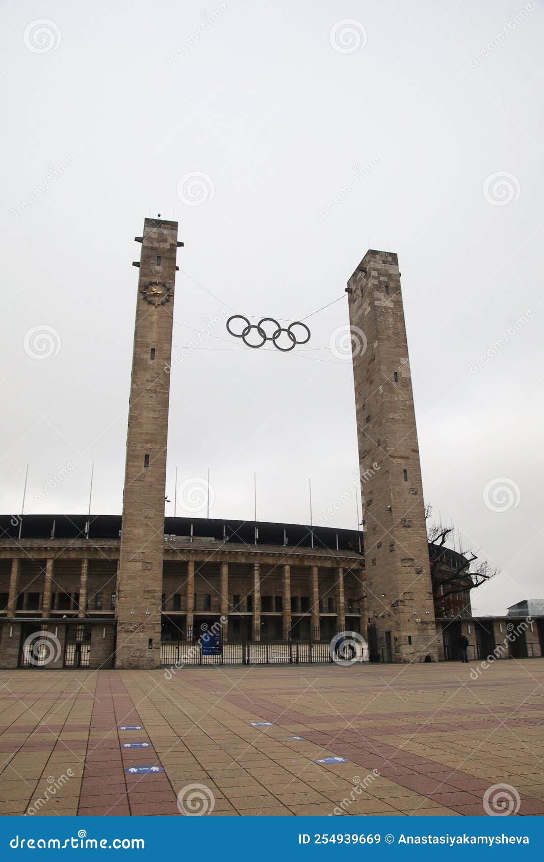 Old Olympic Stadium in Berlin, Germany Editorial Stock Image - Image of ...