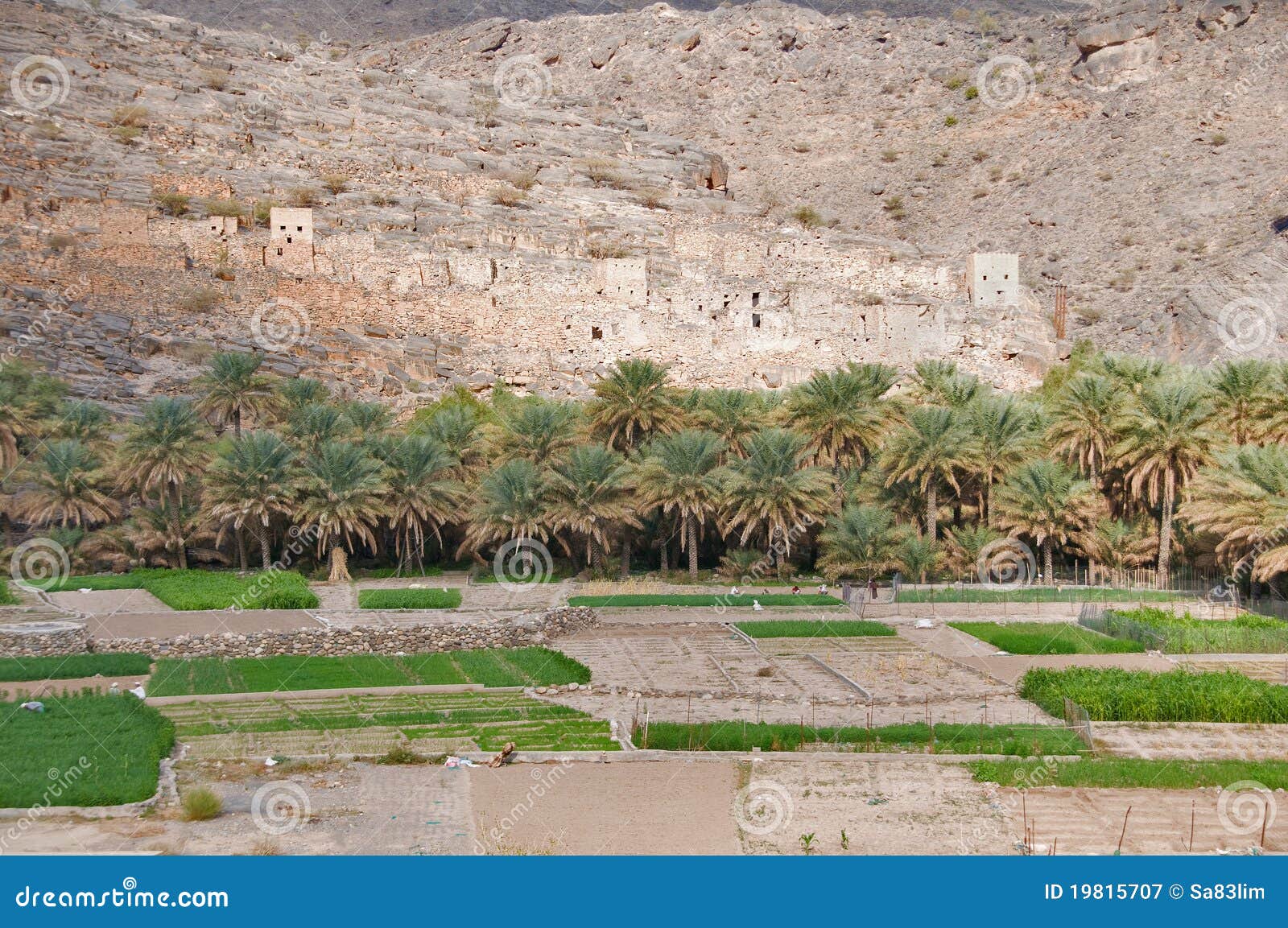 Old Omani village stock image. Image of jabal, house - 19815707