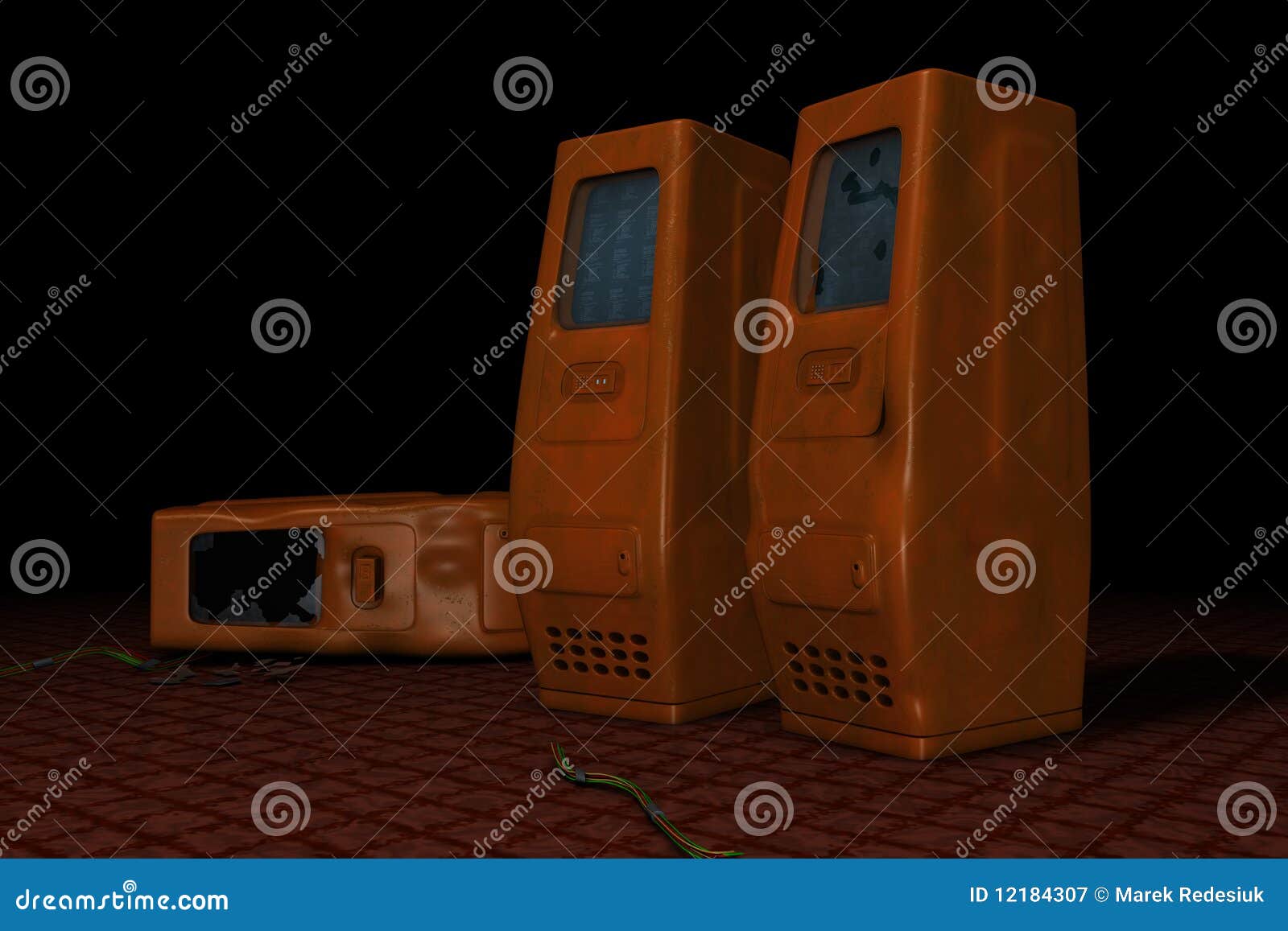 Old Online server stock image. Image of spoiled, scrap - 12184307