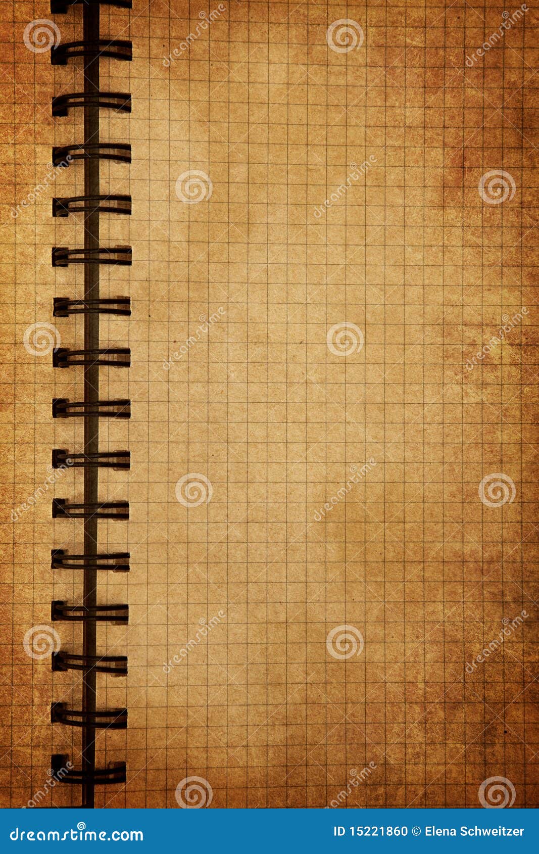 Old open blank notebook stock photo. Image of sepia, antique - 15221860