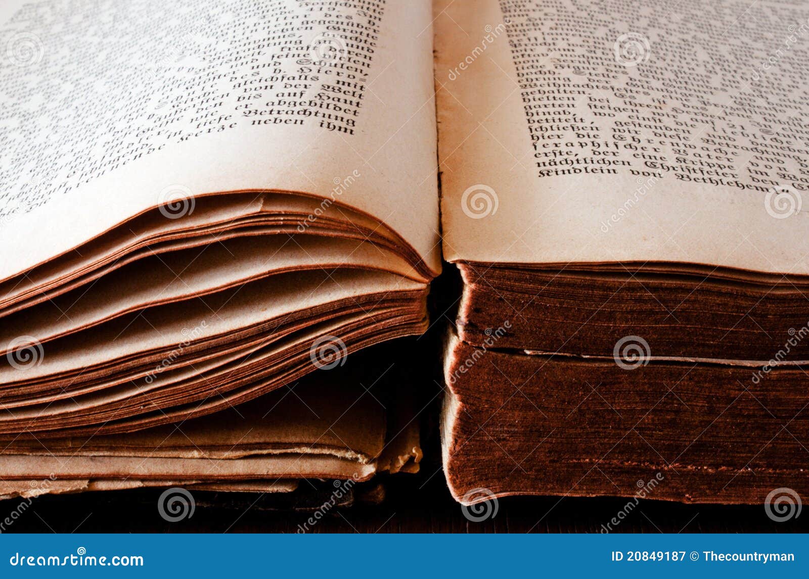 Old open book stock image. Image of contract, open, faith - 20849187