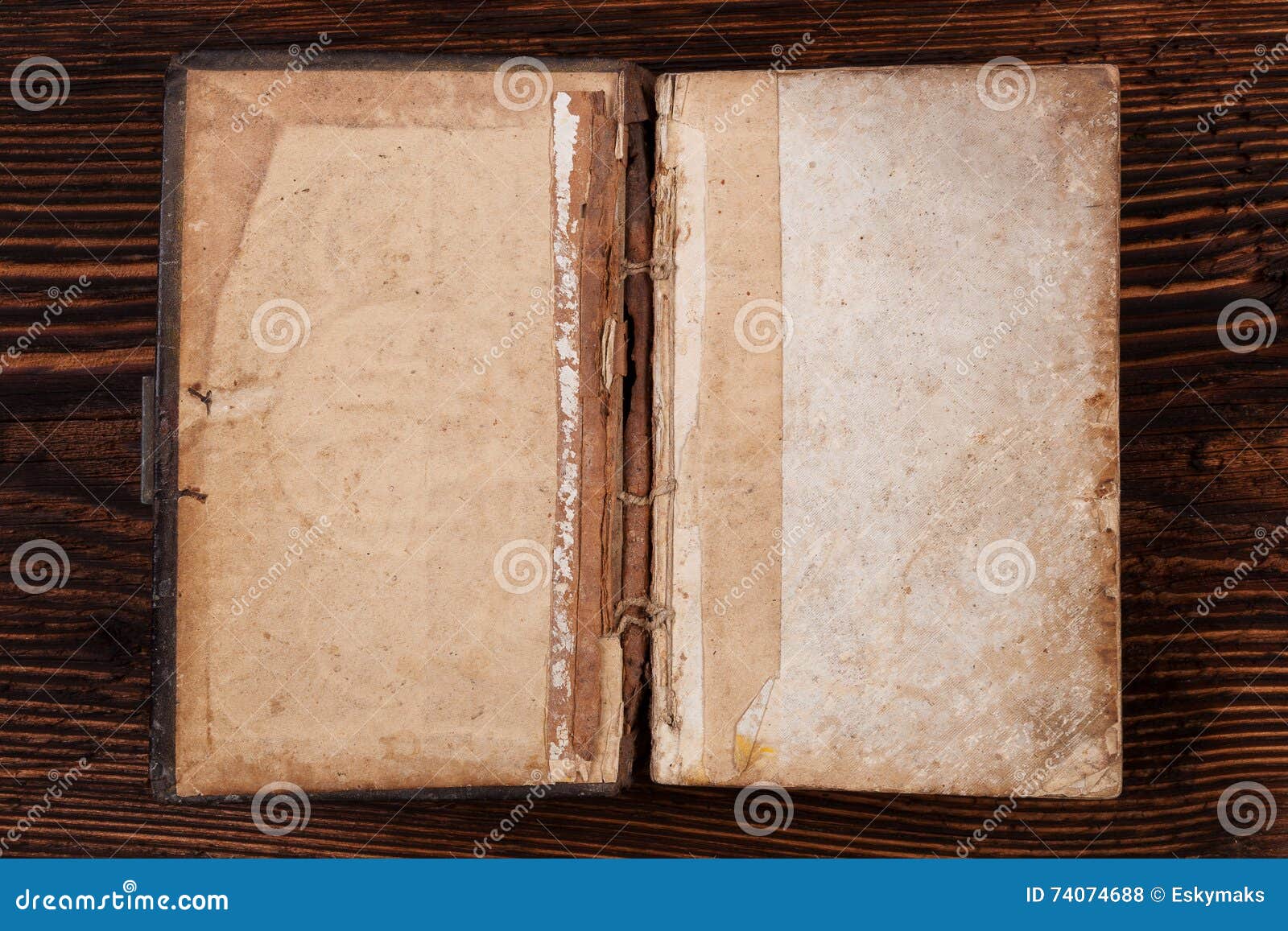 Old open book. stock photo. Image of ancient, library - 74074688