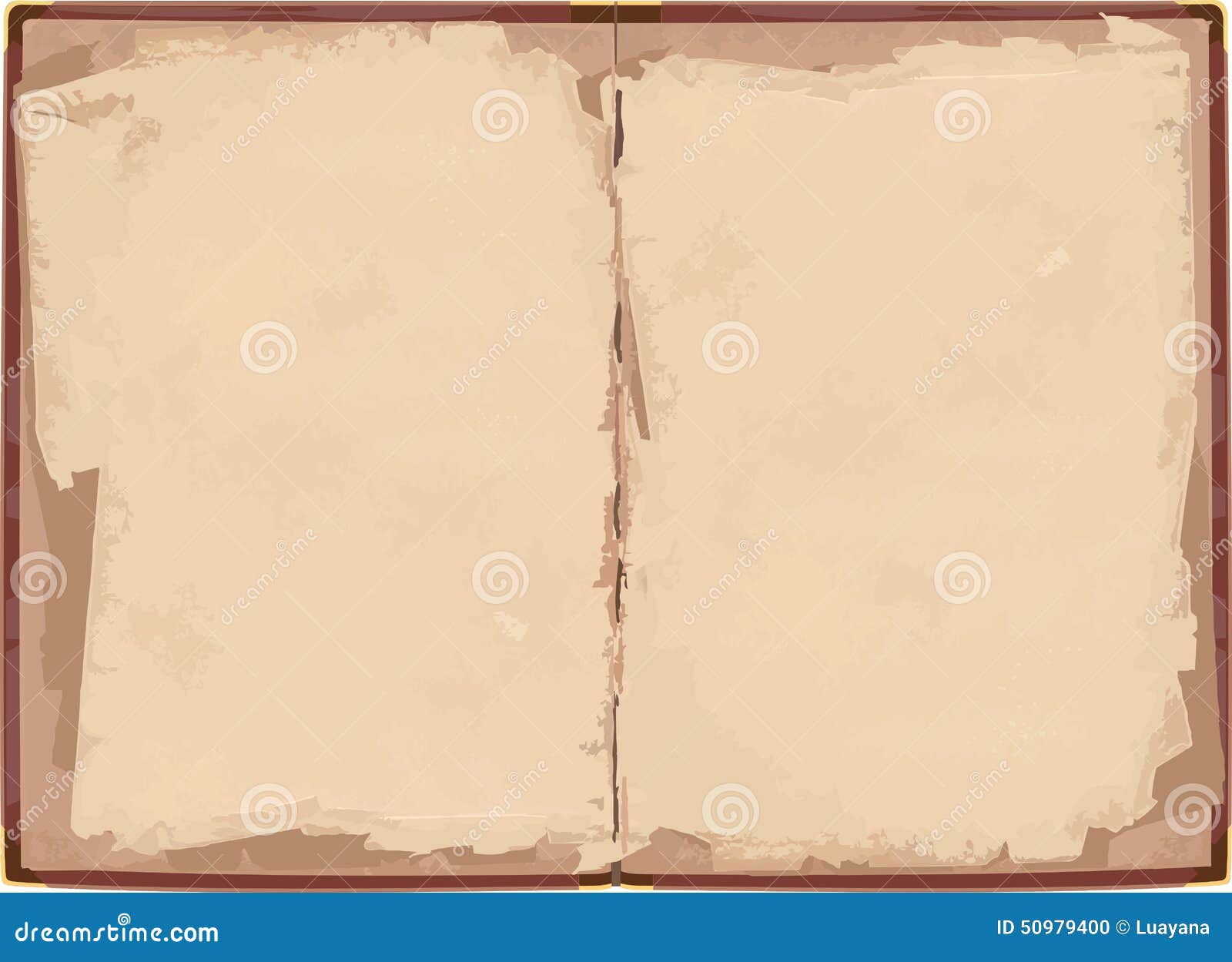 Old open book stock vector. Illustration of document - 50979400