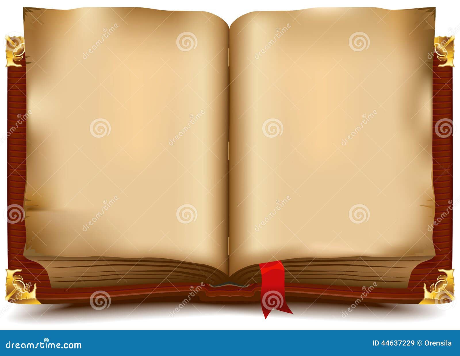 Old open book stock vector. Illustration of reading, book - 44637229