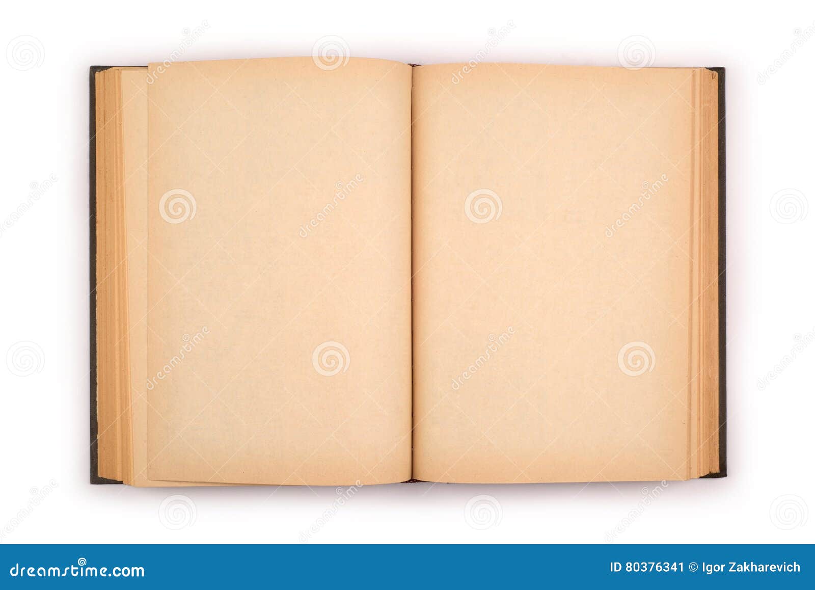 Old Open Book Isolated on White Stock Image - Image of parchment ...