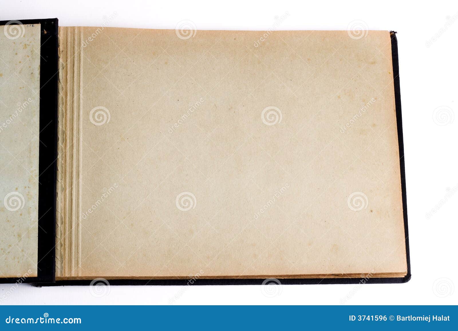 Old Open Book / Photo Album Stock Photo - Image of record, paper: 3741596