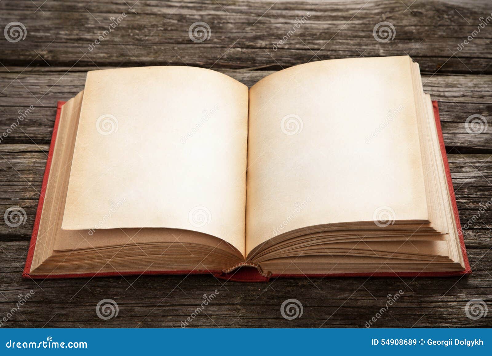 Old open book stock image. Image of paper, brochure, wood - 54908689