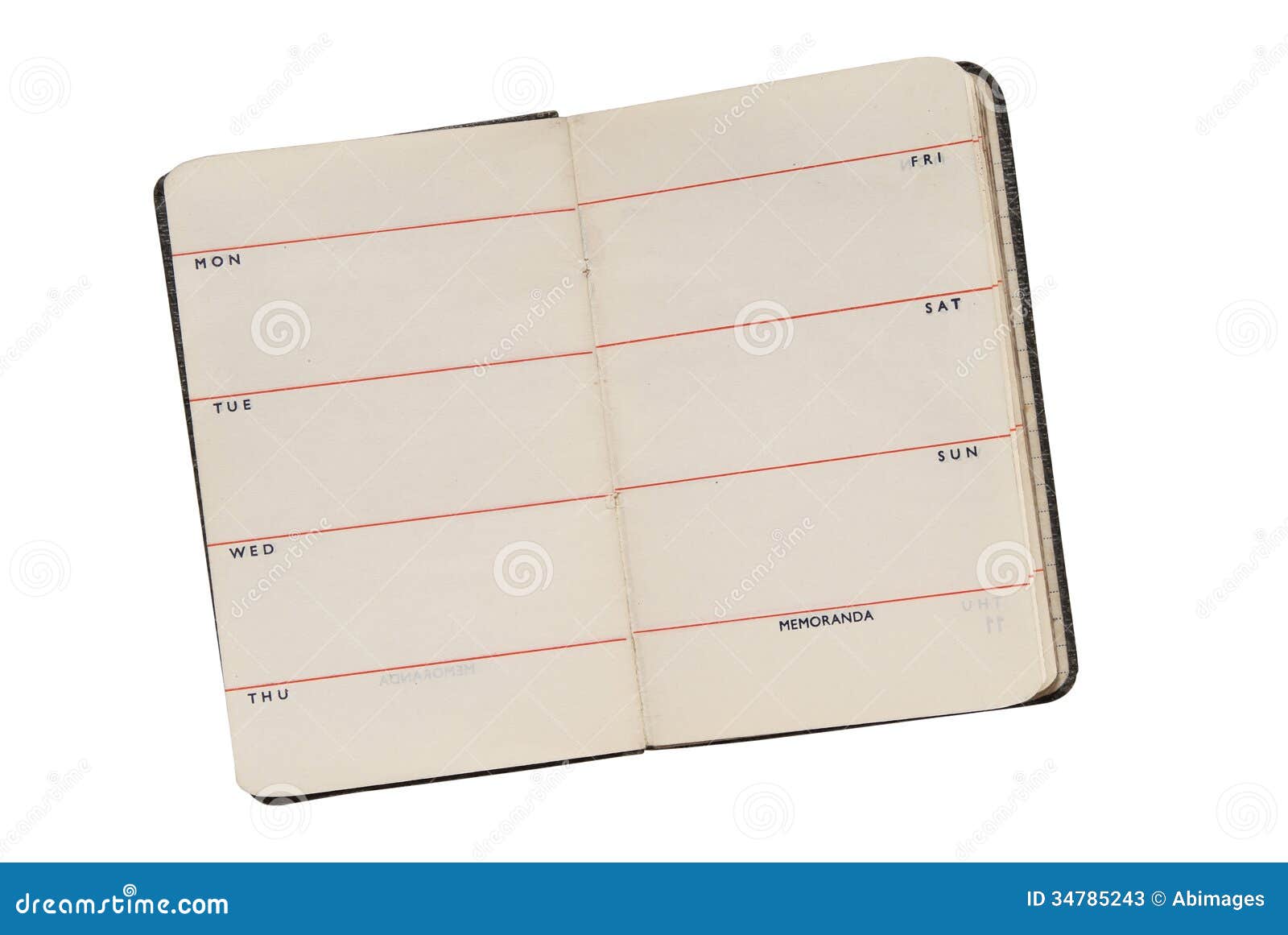 Old open diary stock image. Image of cutout, isolated - 34785243