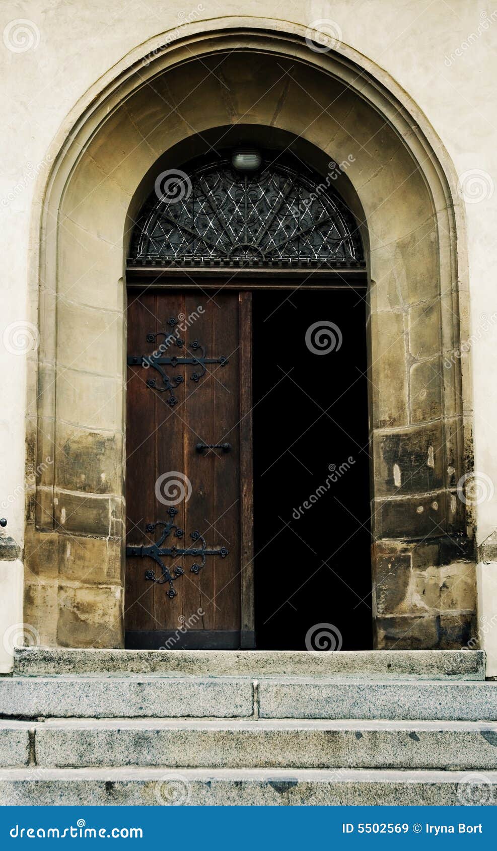 Old open door stock image. Image of architecture, doorframe - 5502569