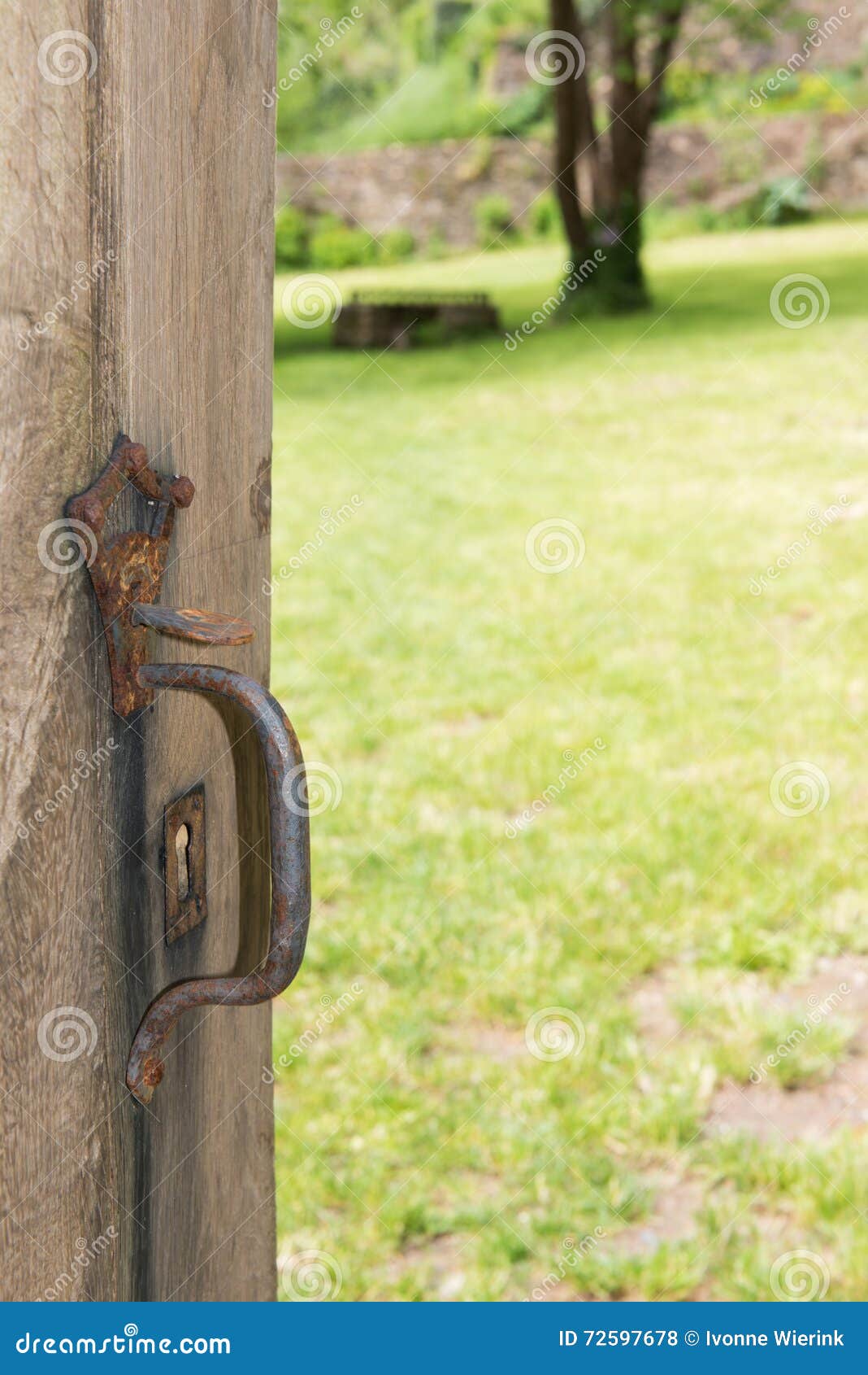Old open door stock photo. Image of nature, wooden, entrance - 72597678