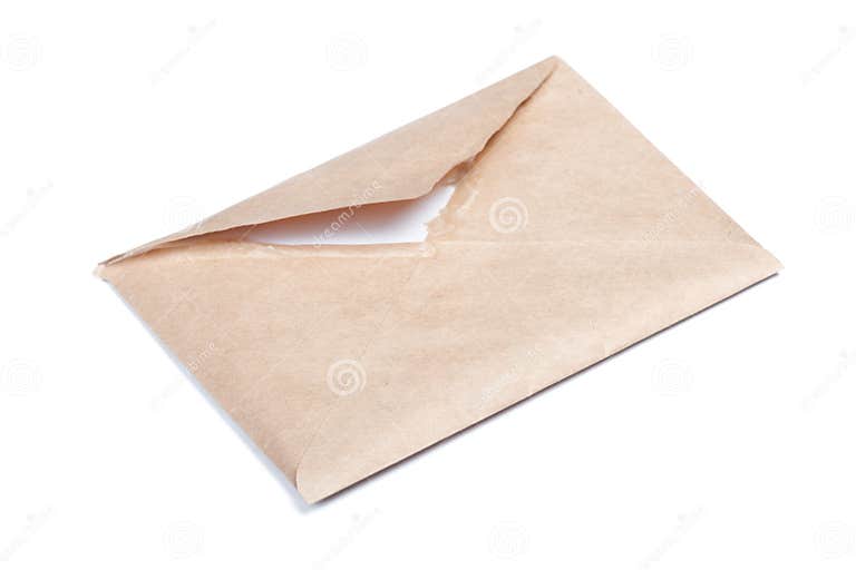 Old open envelope stock image. Image of letter, business - 140292681