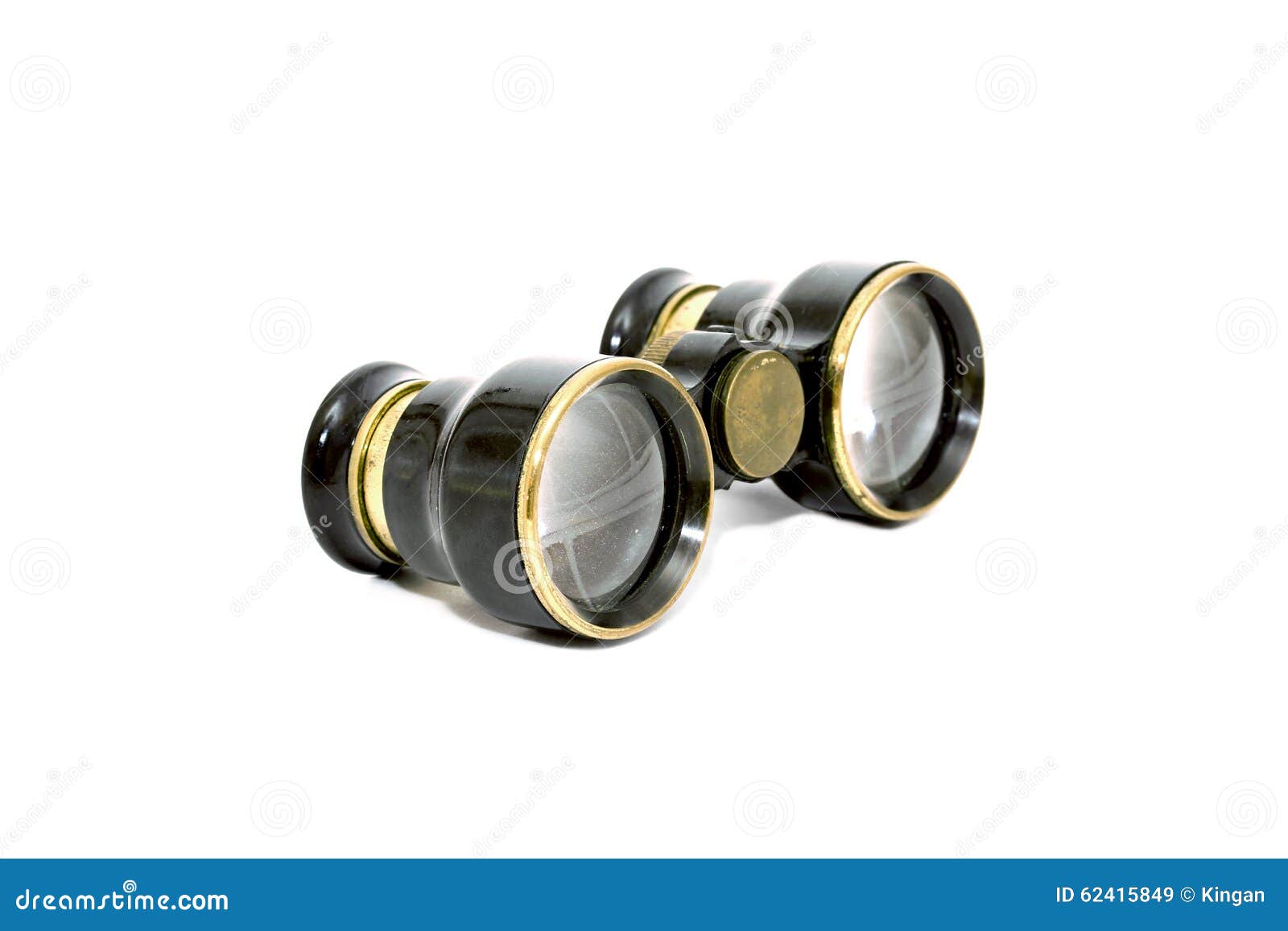 The Old Opera Binocular Isolated Stock Image - Image of glasses, brass ...