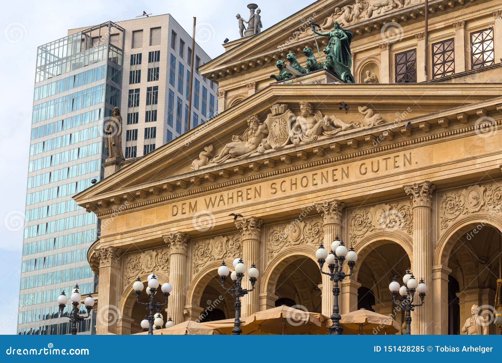 Old Opera Frankfurt am Main Germany Stock Image - Image of building ...