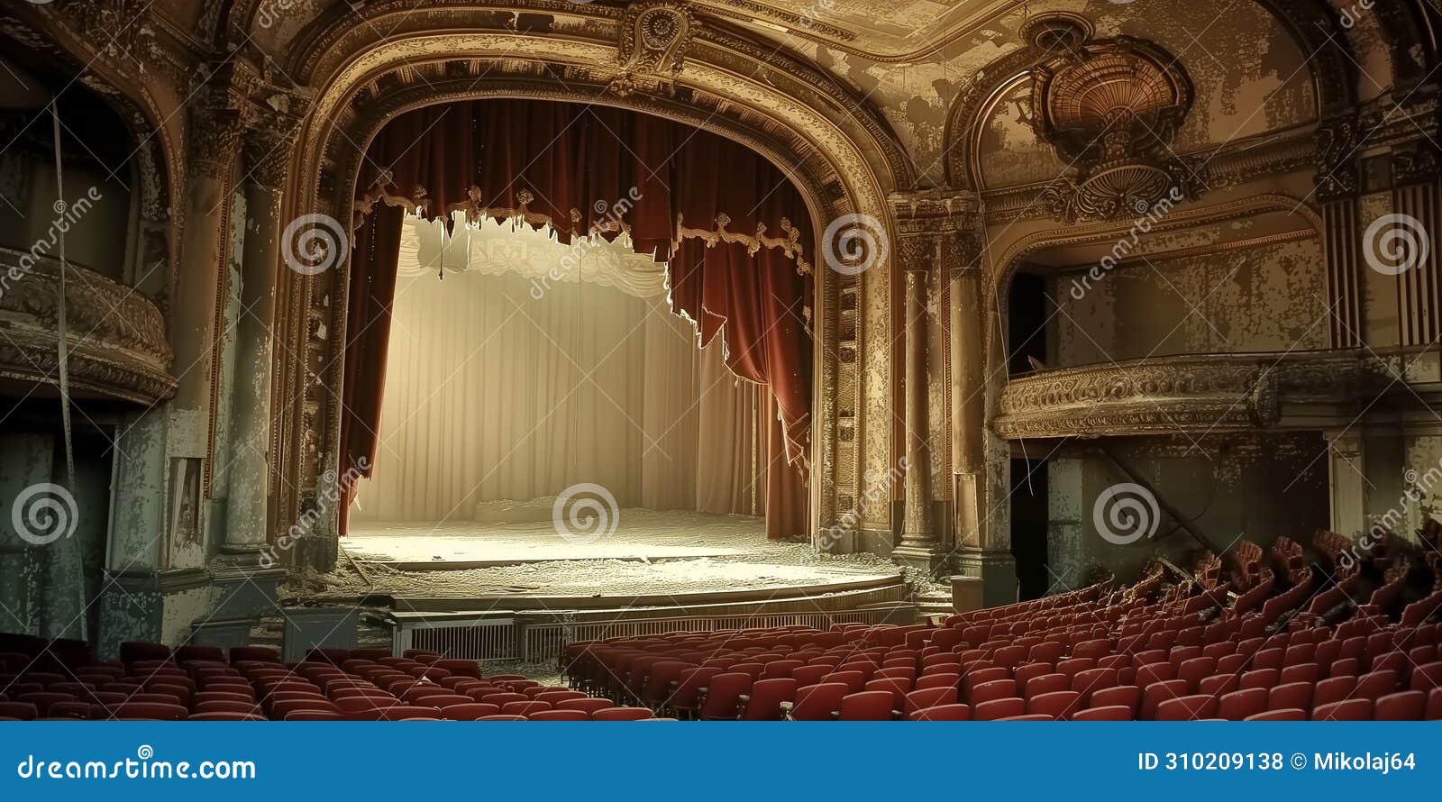 Old Opera House - Generative AI Stock Illustration - Illustration of ...